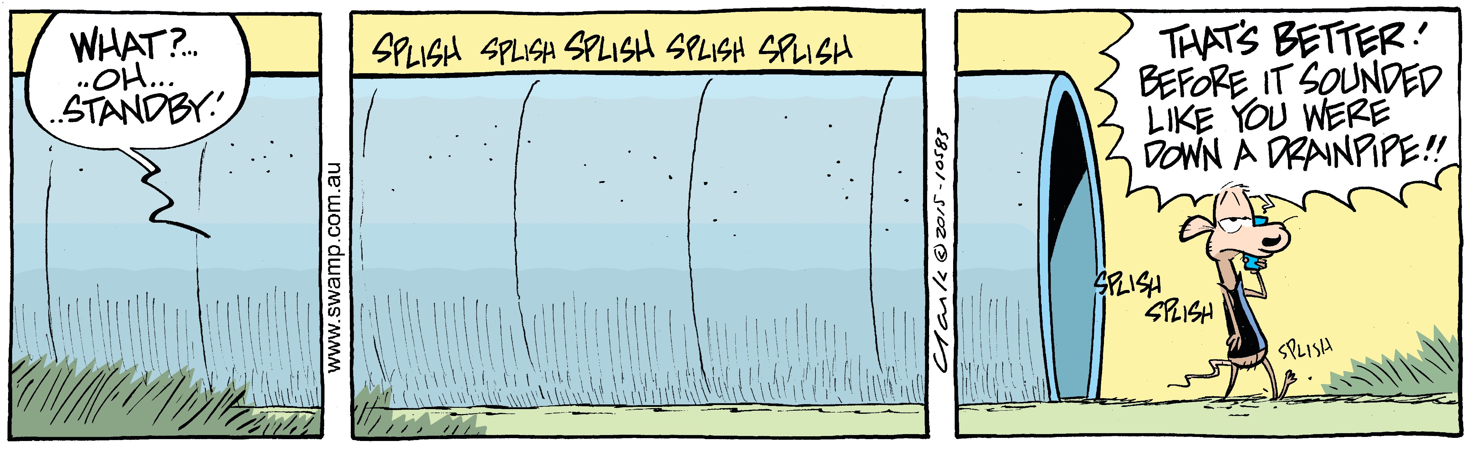Swamp Rat Drain Pipe Comic - Swamp Cartoons