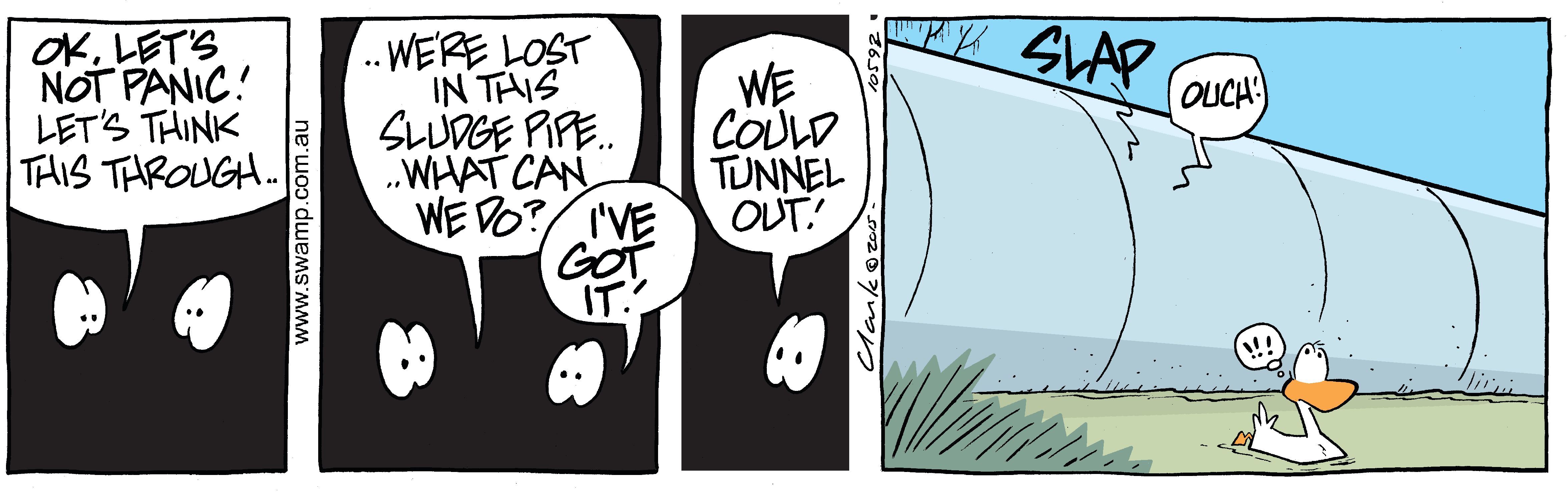Swamp Rats Tunnel Out Comic - Swamp Cartoons
