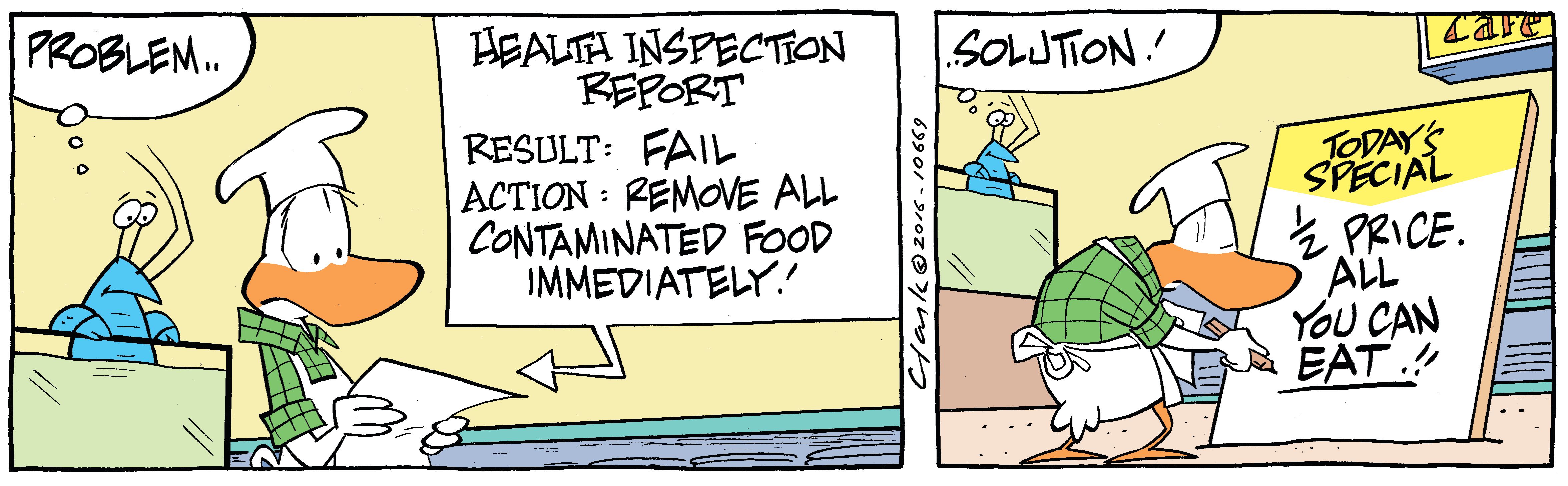 Swamp Cafe Contamination Comic - Swamp Cartoons