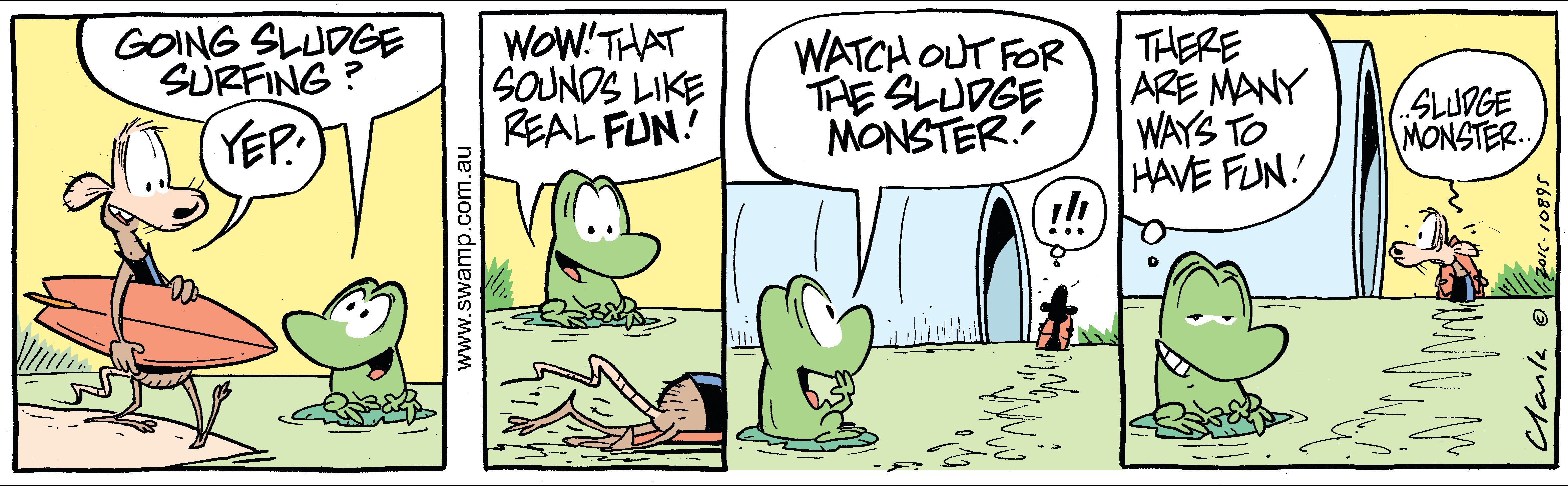 Mort Frog Fun Comic - Swamp Cartoons