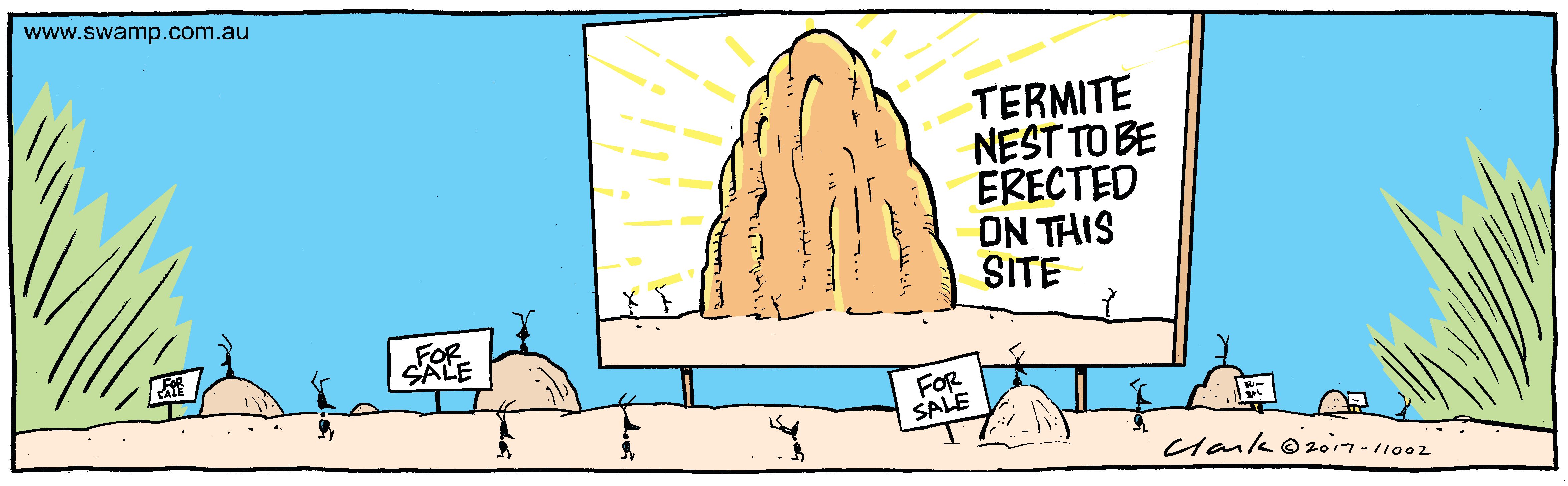 Swamp Termite Nest Comic - Swamp Cartoons