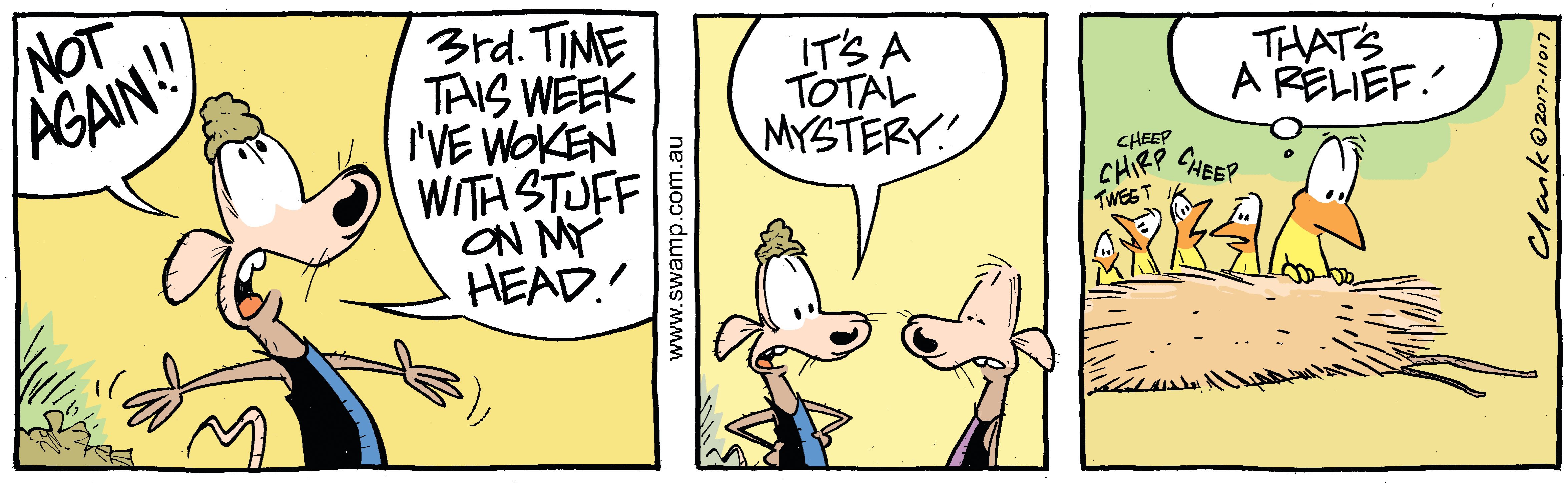 Chives Rat Poop Comic - Swamp Cartoons