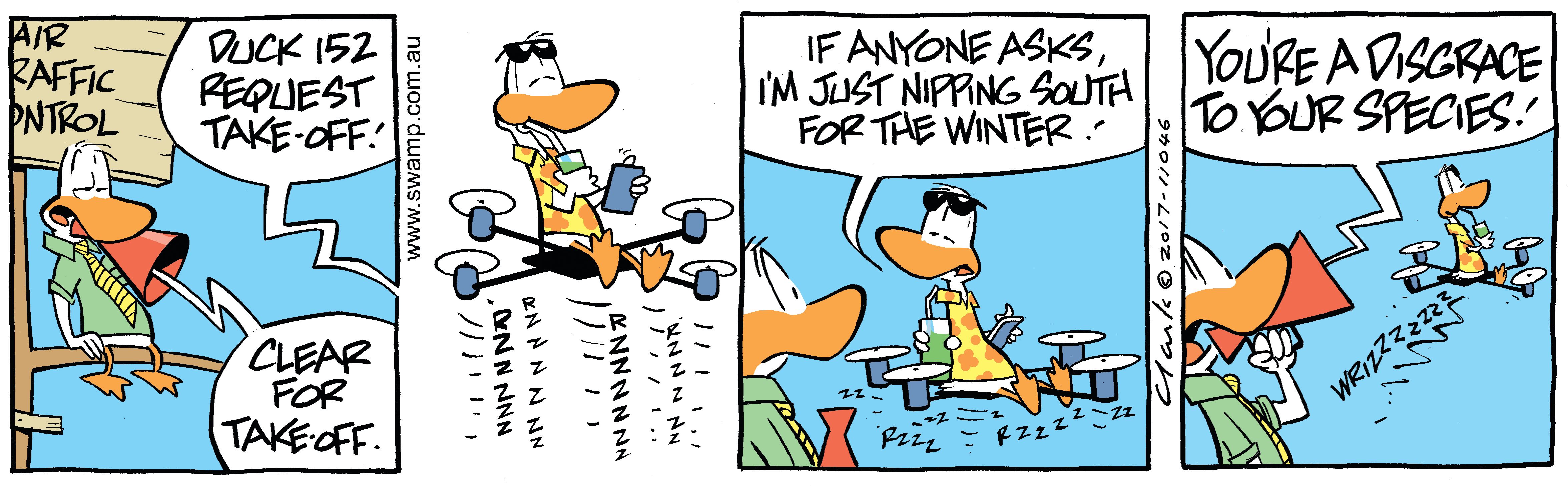 Air Traffic Control Disgrace Comic - Swamp Cartoons
