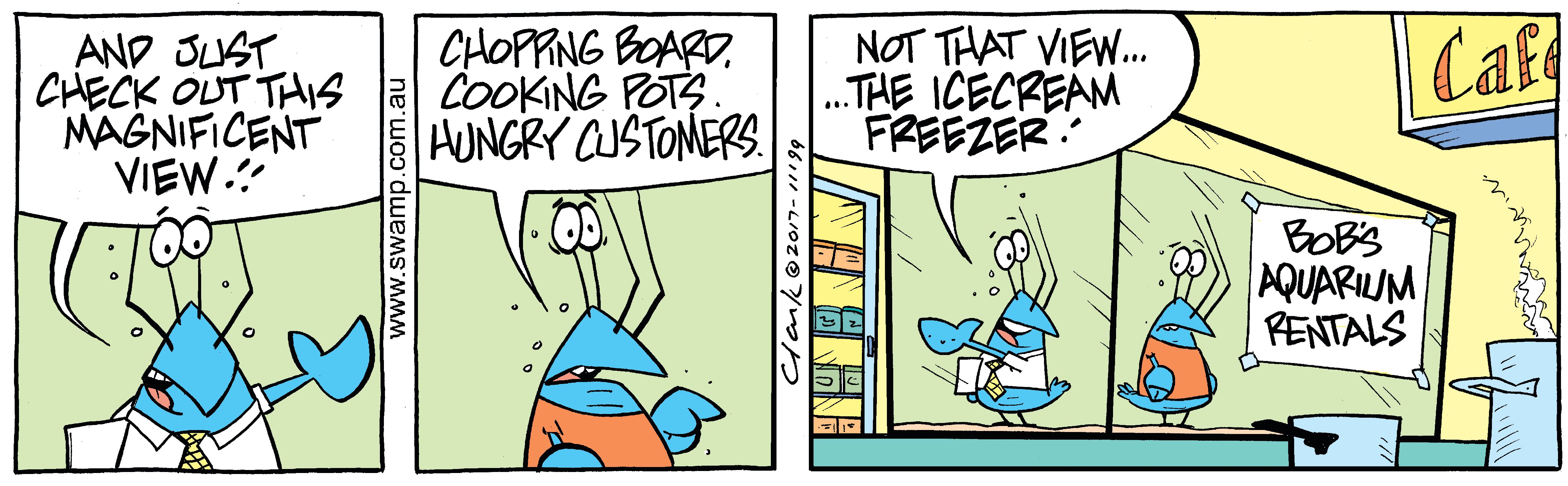 Bob Crayfish View Comic - Swamp Cartoons