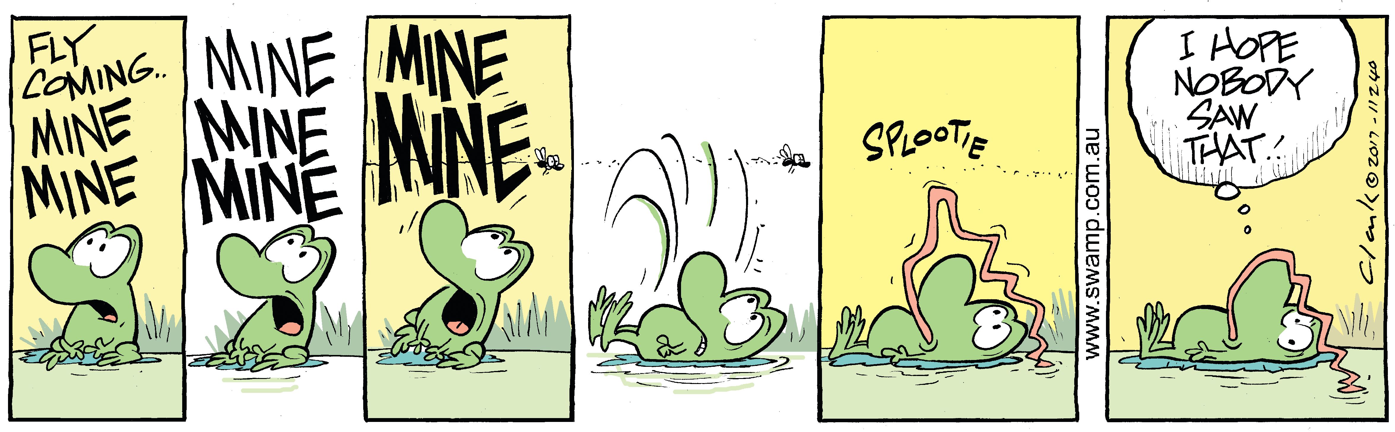 Mort Frog Fail Comic - Swamp Cartoons