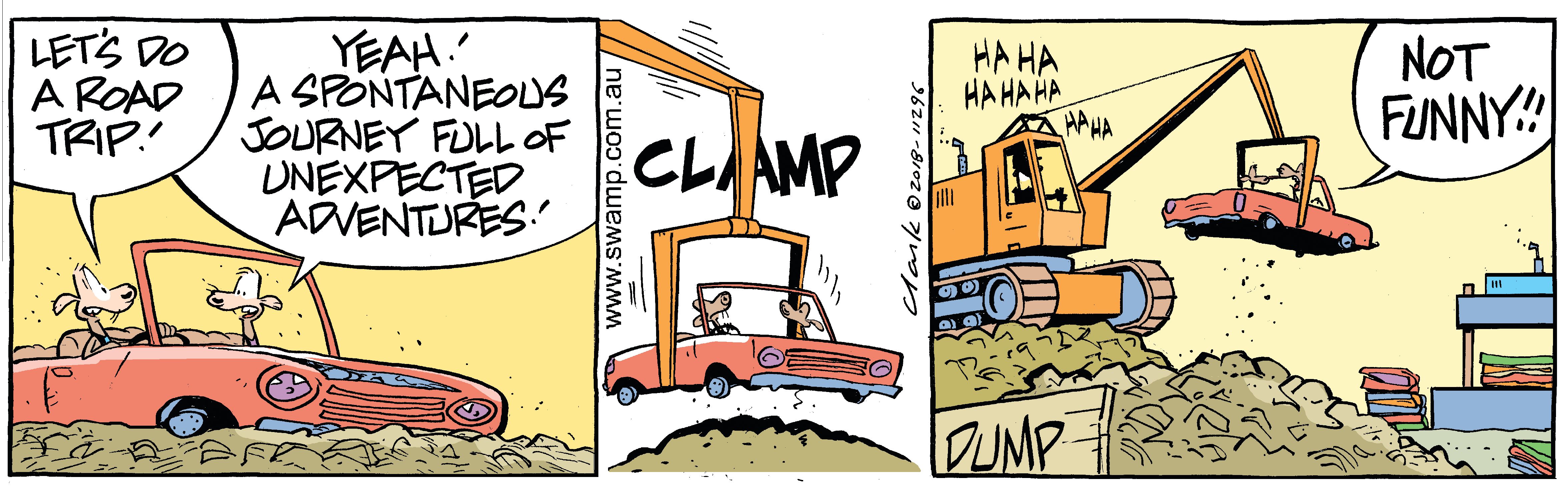 Swamp Rats Road Trip Comic - Swamp Cartoons
