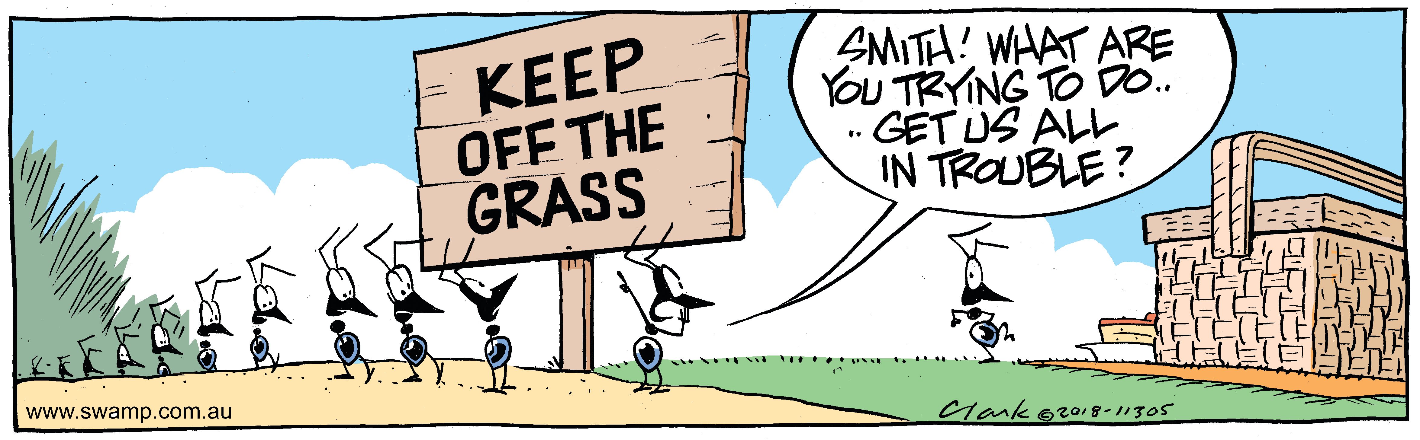 Swamp Ants Trouble Comic - Swamp Cartoons