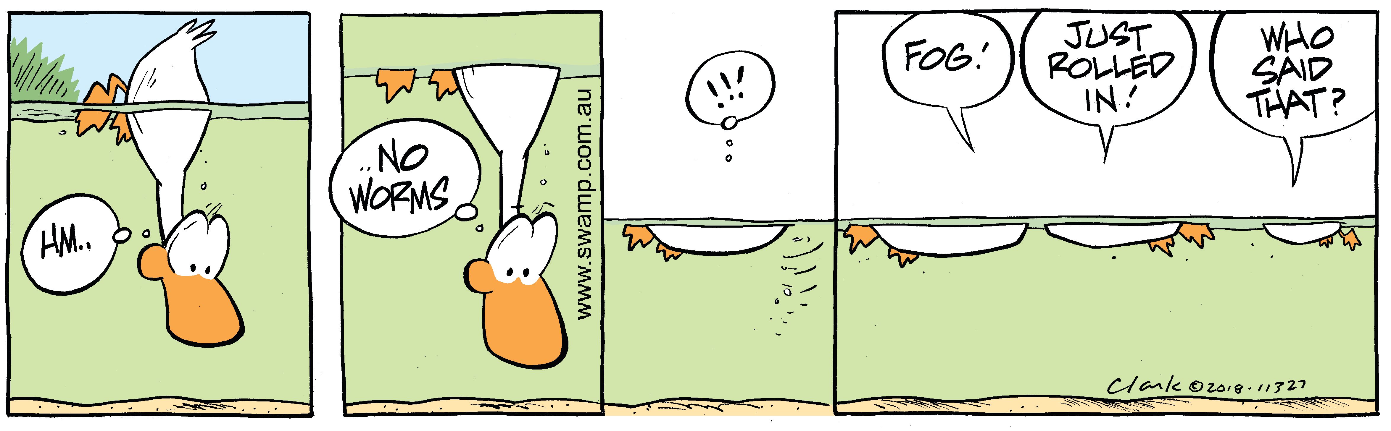 Swamp Duck Fog Comic - Swamp Cartoons