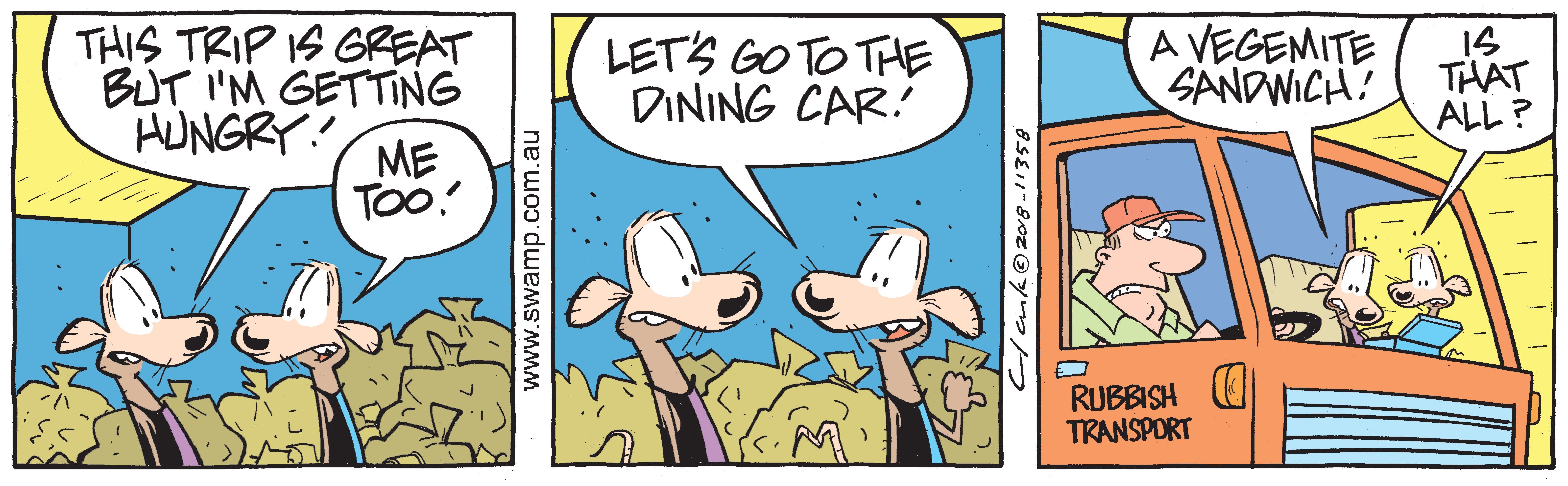 Swamp Rats Sandwich Comic - Swamp Cartoons