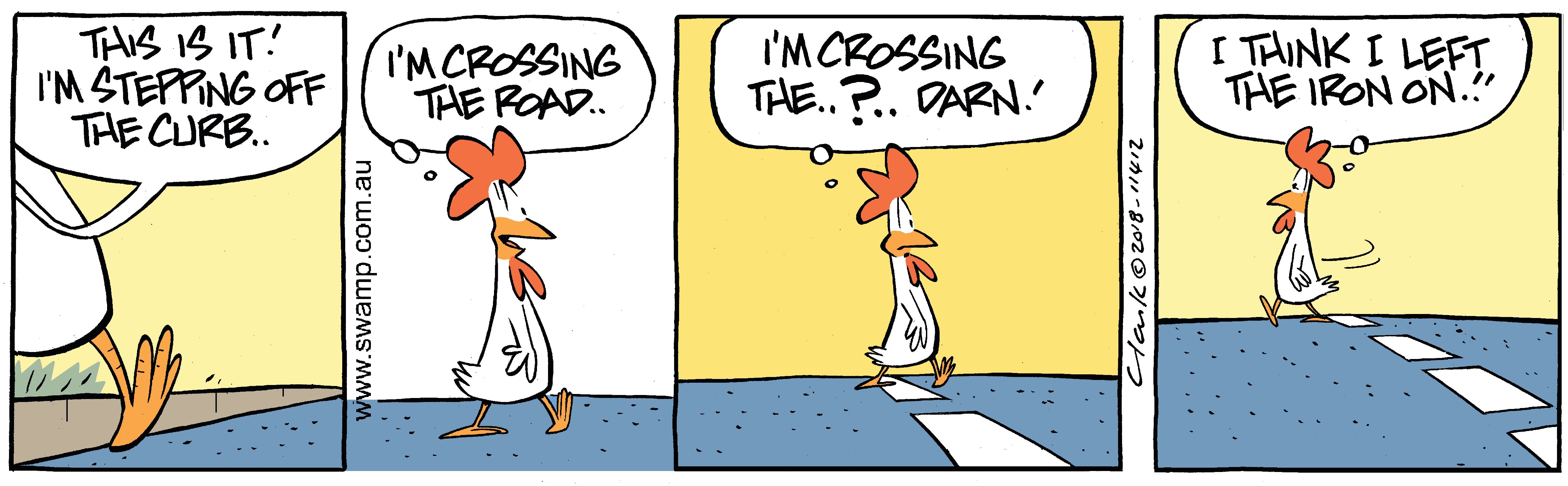 Swamp Chicken Iron Comic - Swamp Cartoons