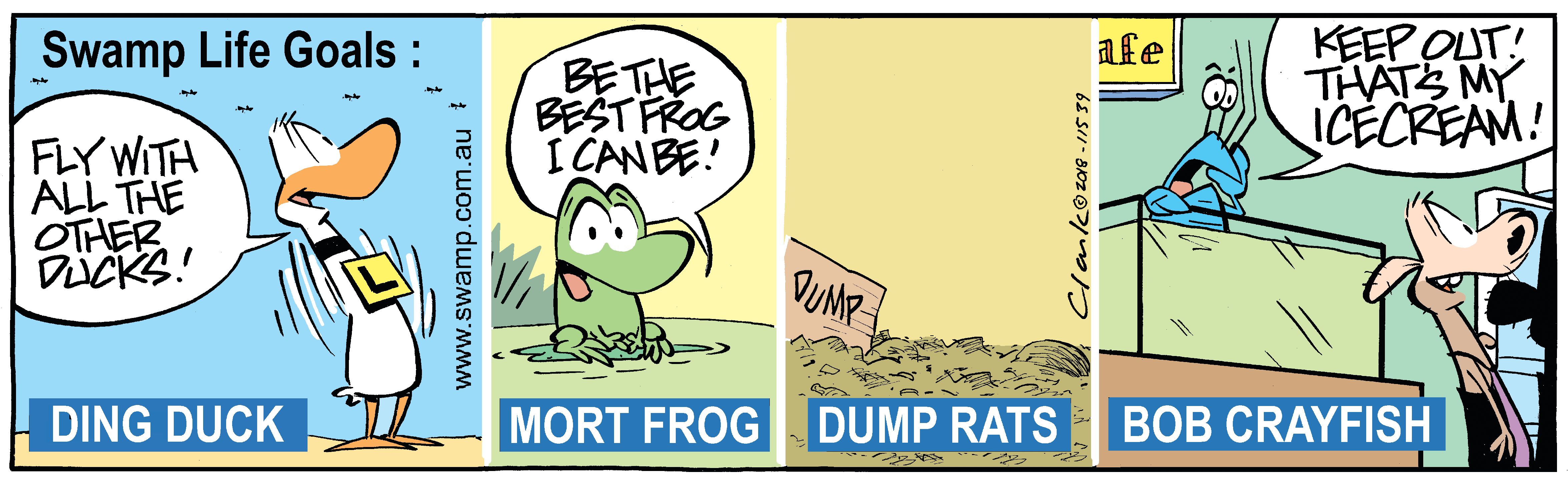 Swamp Life Goals Comic - Swamp Cartoons