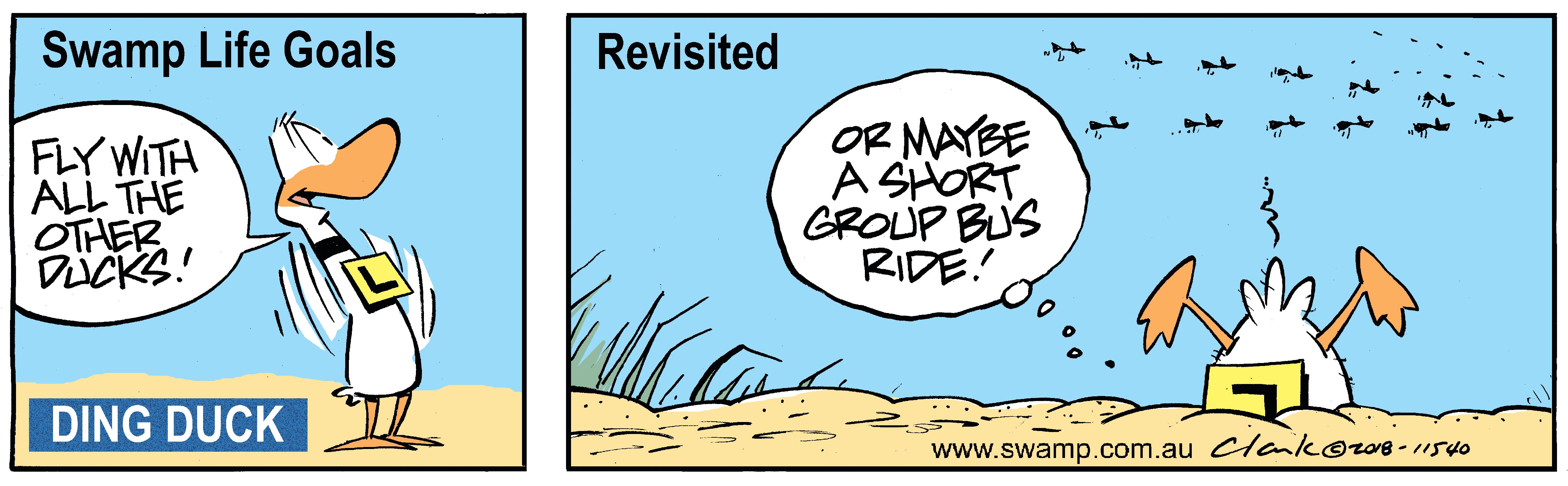 Swamp Life Goals Revisited Comic - Swamp Cartoons