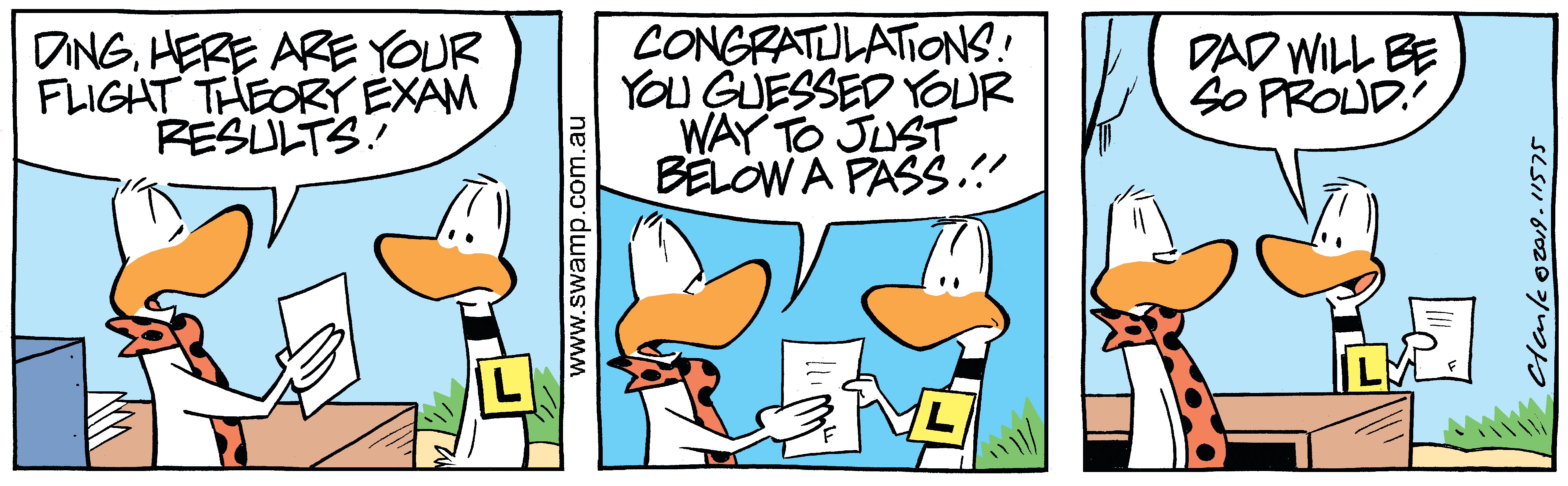 Dings Dad Proud Comic - Swamp Cartoons