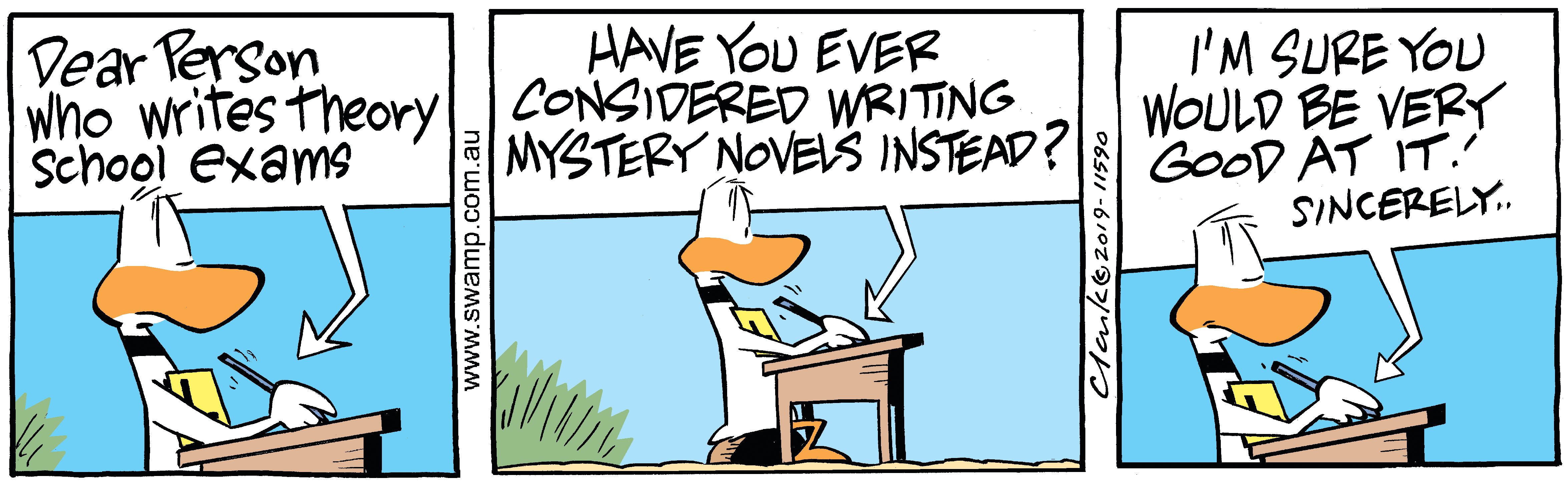 Ding Duck Suggestion Comic - Swamp Cartoons