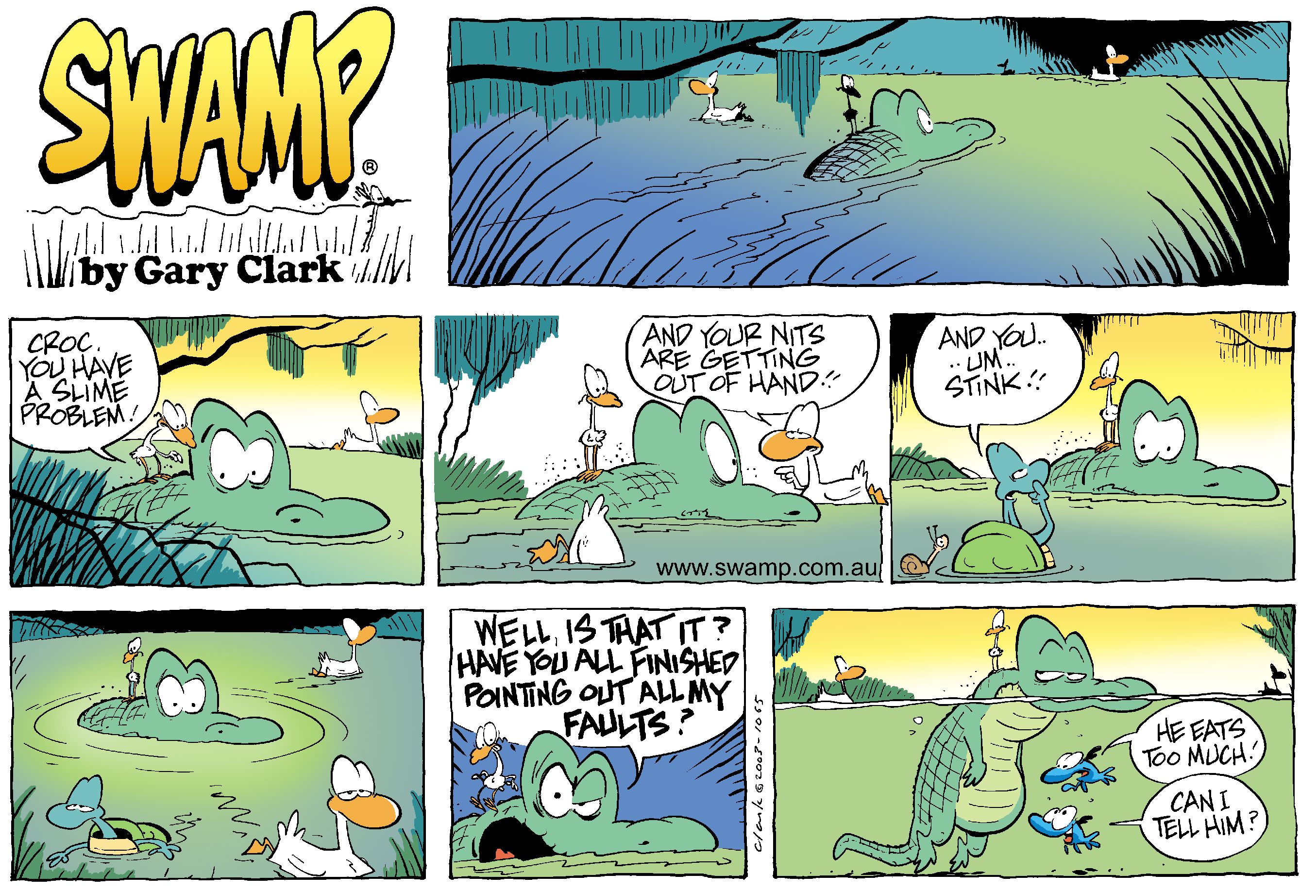 Croc Faults - Swamp Cartoons