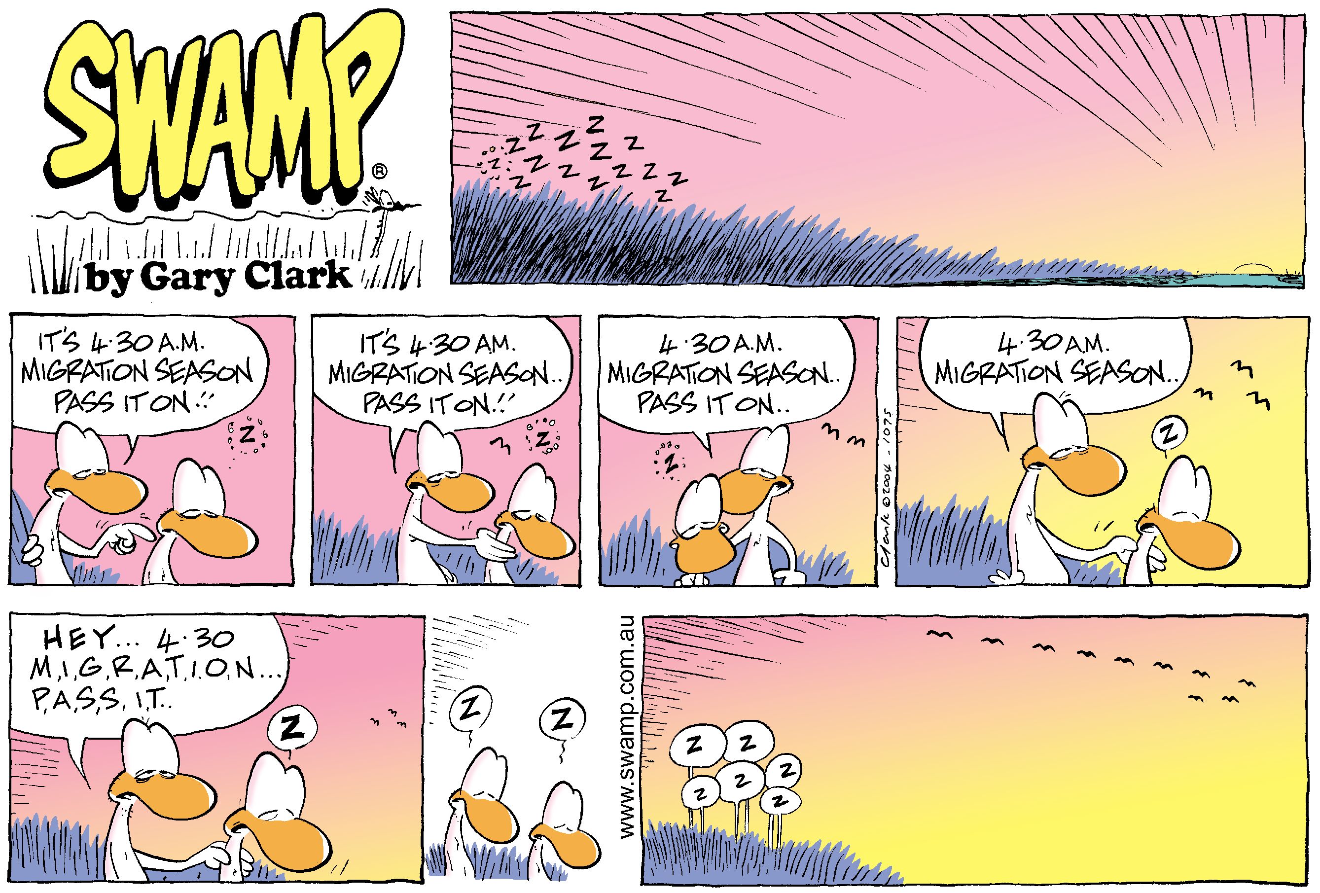 Migration - Swamp Cartoons