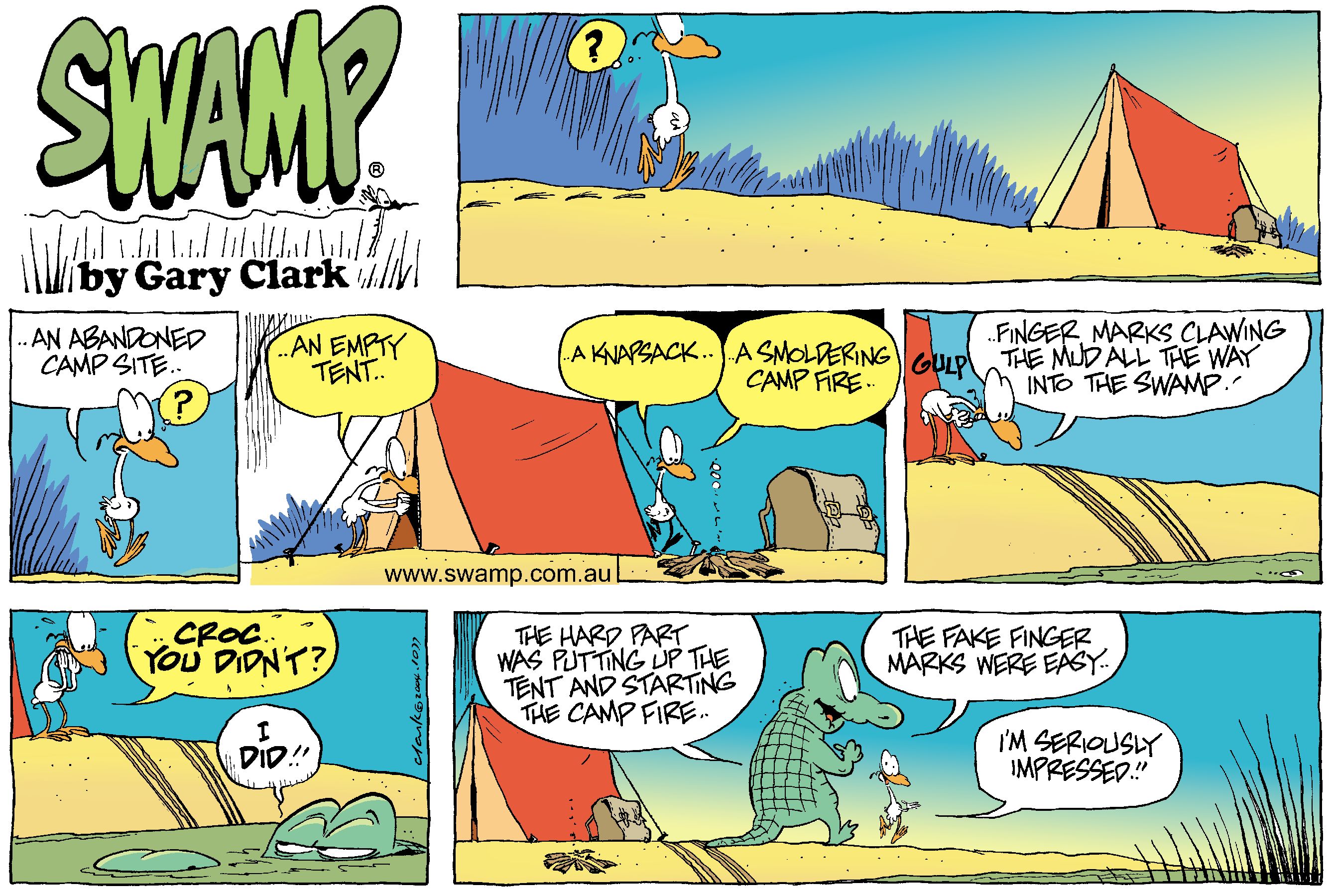 Camp Site - Swamp Cartoons