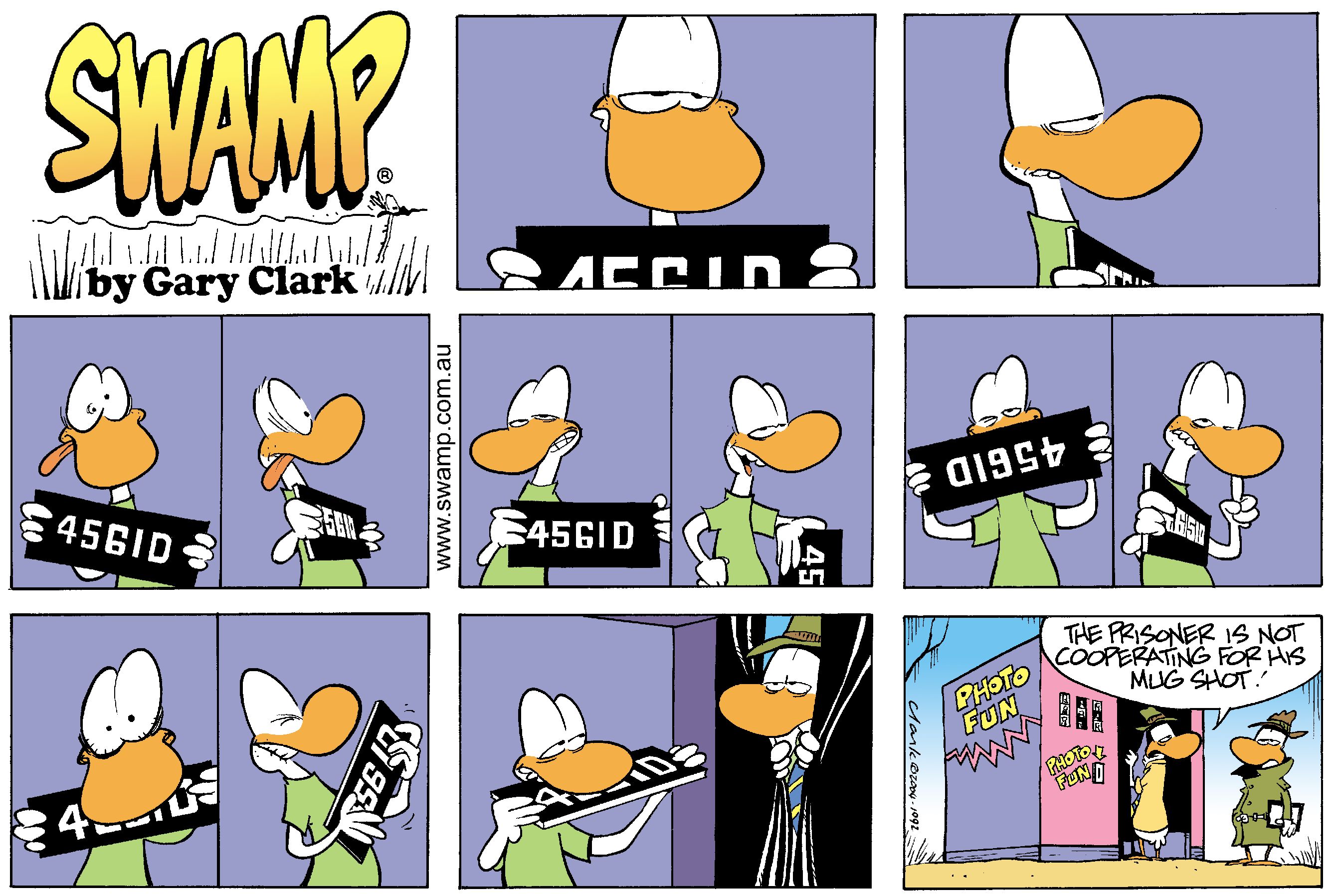 Photo Booth - Swamp Cartoons