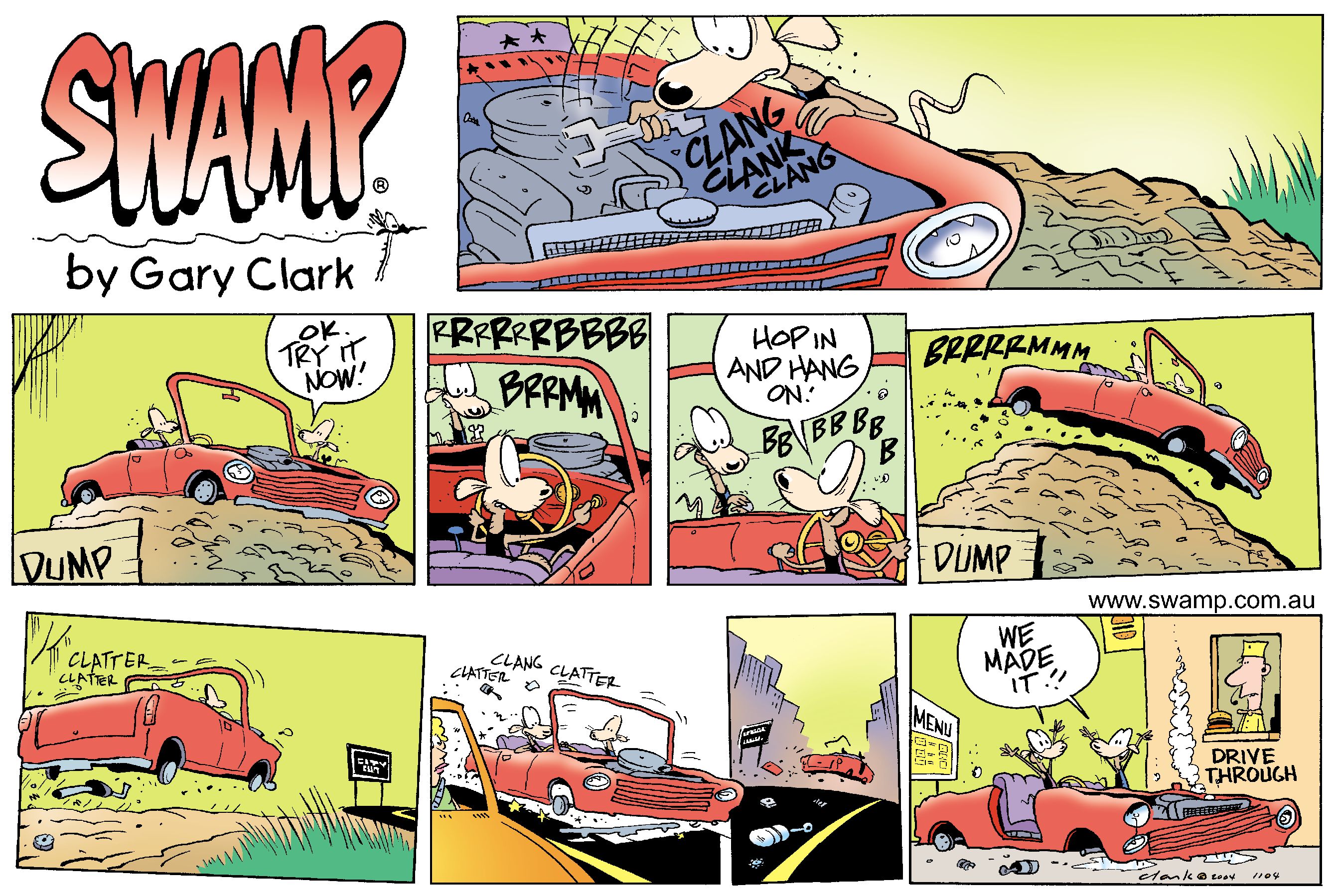 Fast Food - Swamp Cartoons