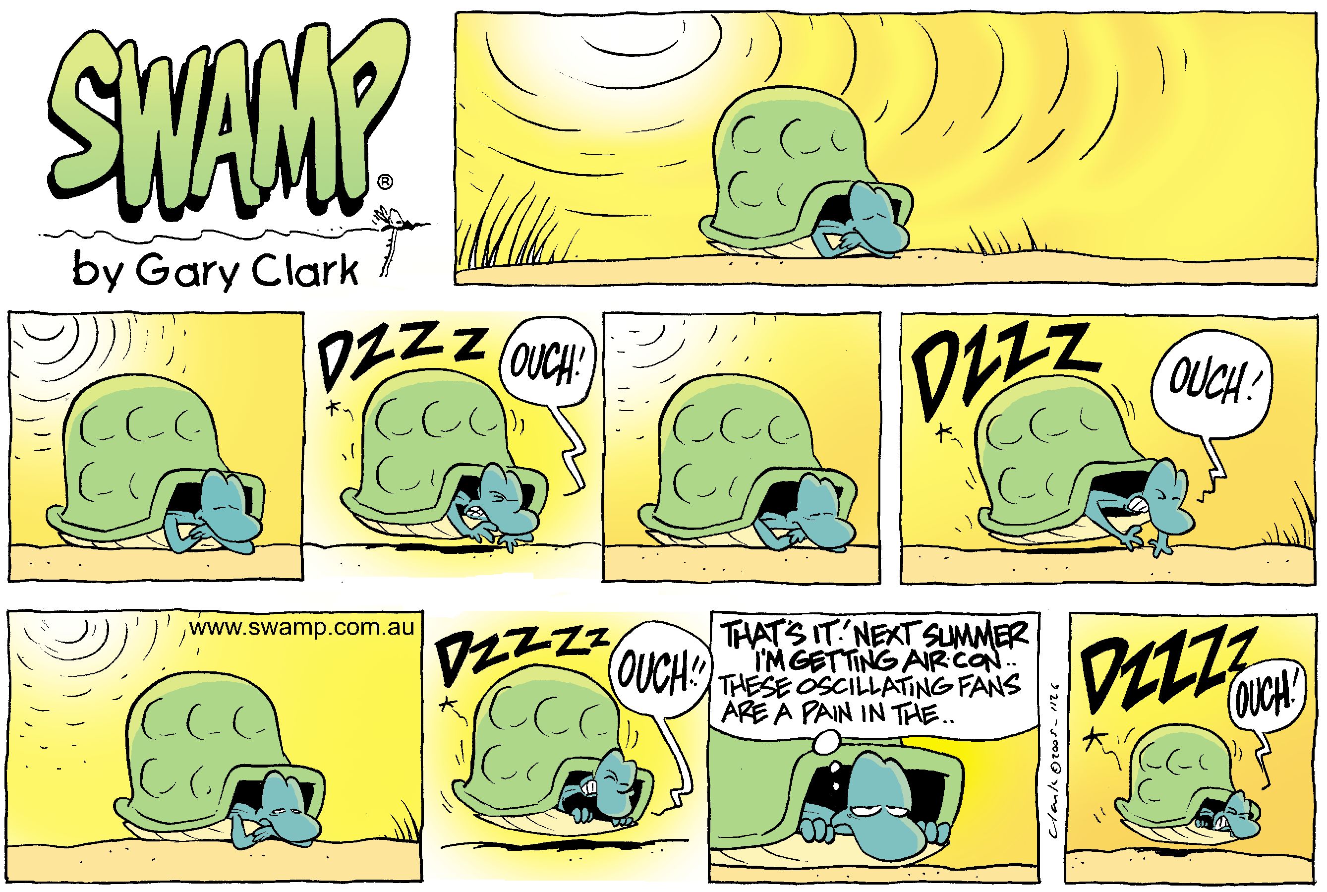 Cooling Off - Swamp Cartoons