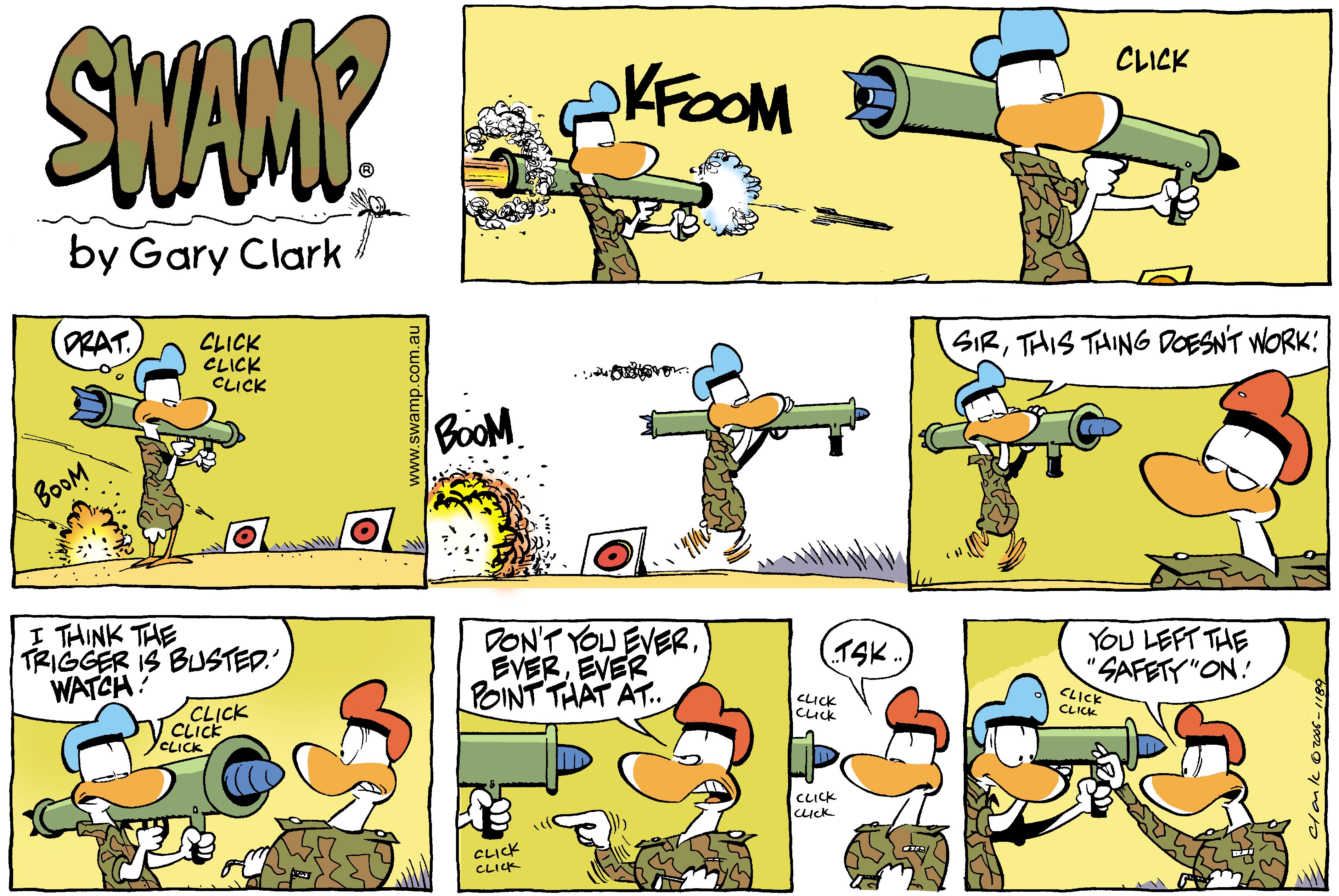 Armed and Dangerous - Swamp Cartoons