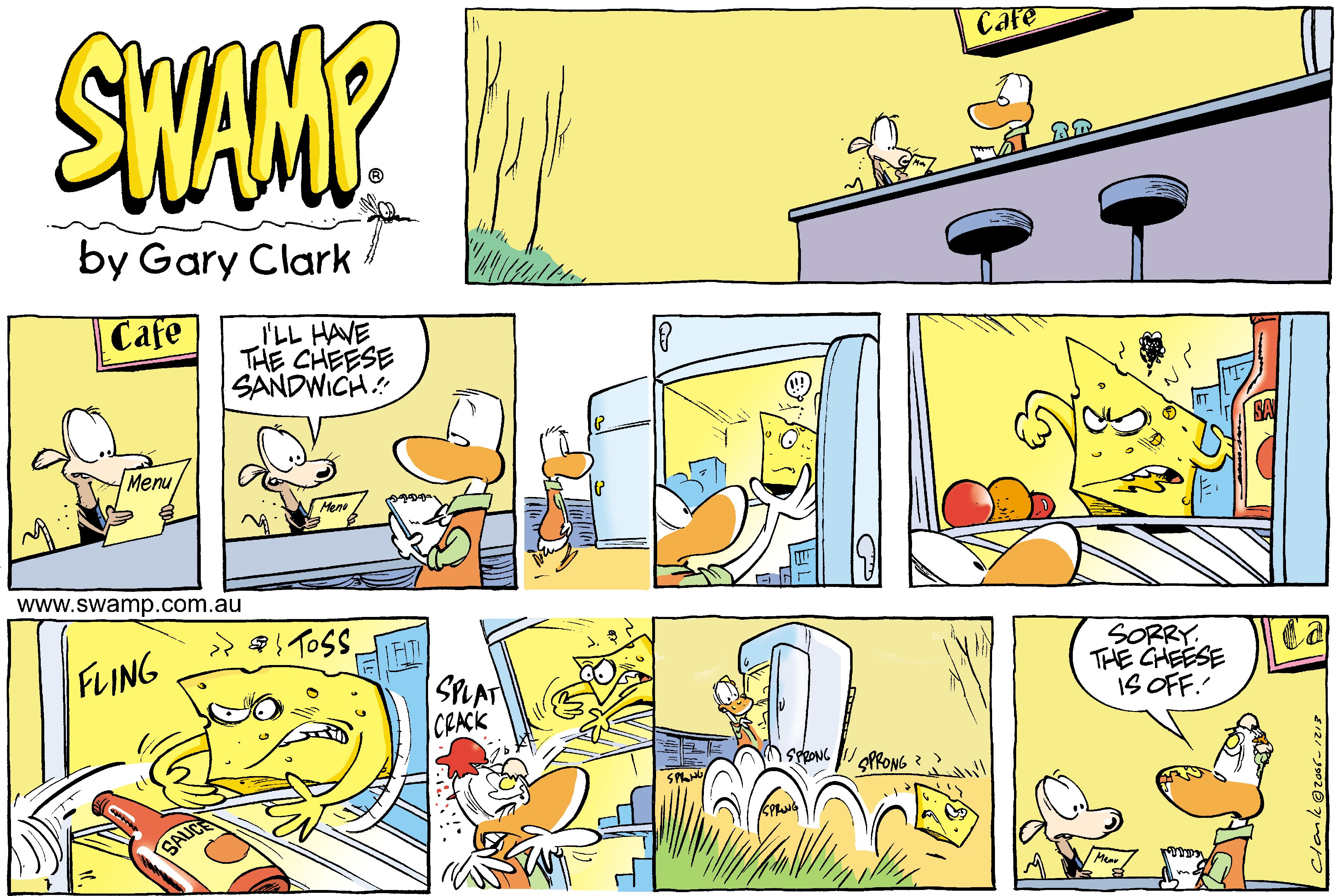 Food Fight - Swamp Cartoons