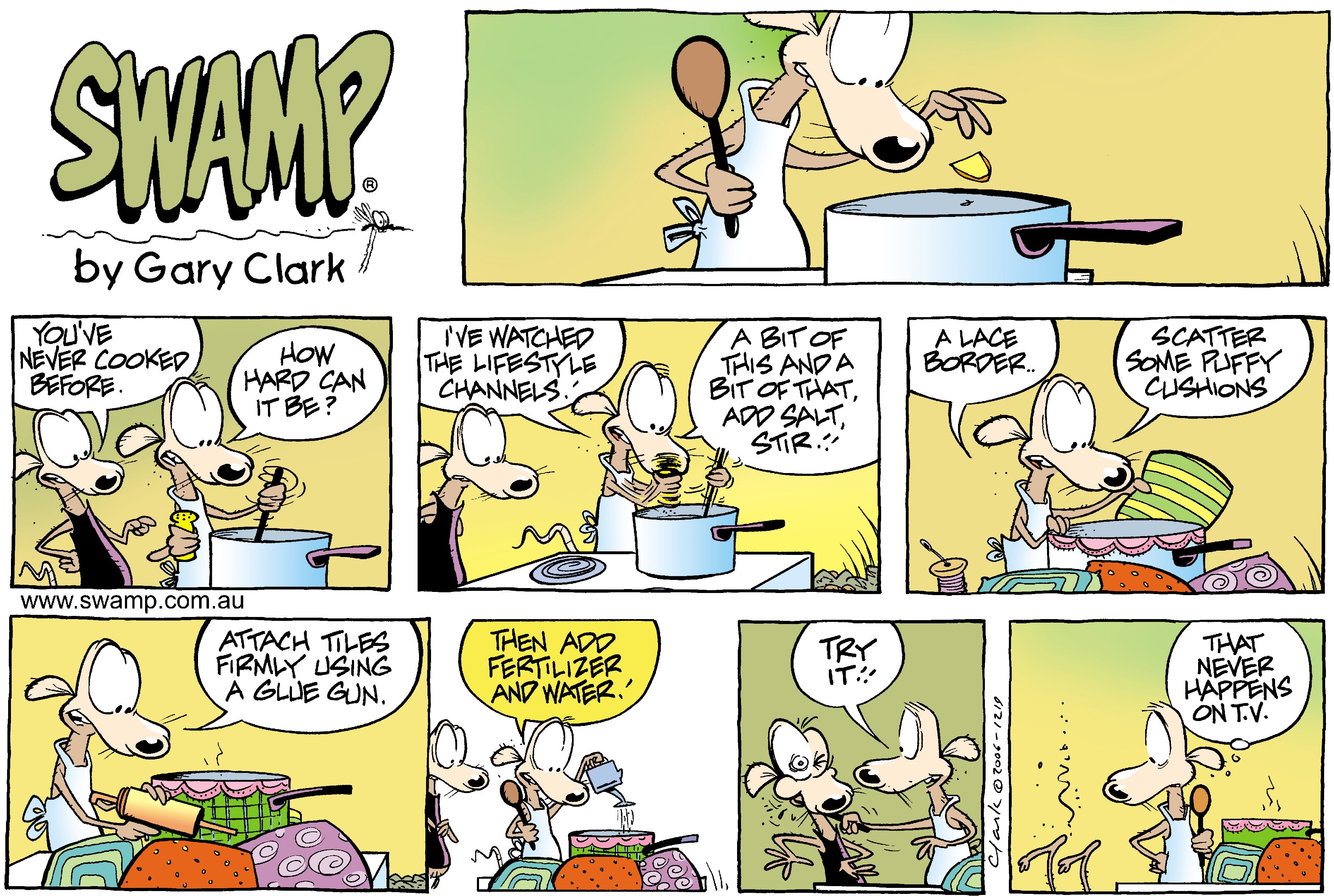 Lifestyle Antics - Swamp Cartoons