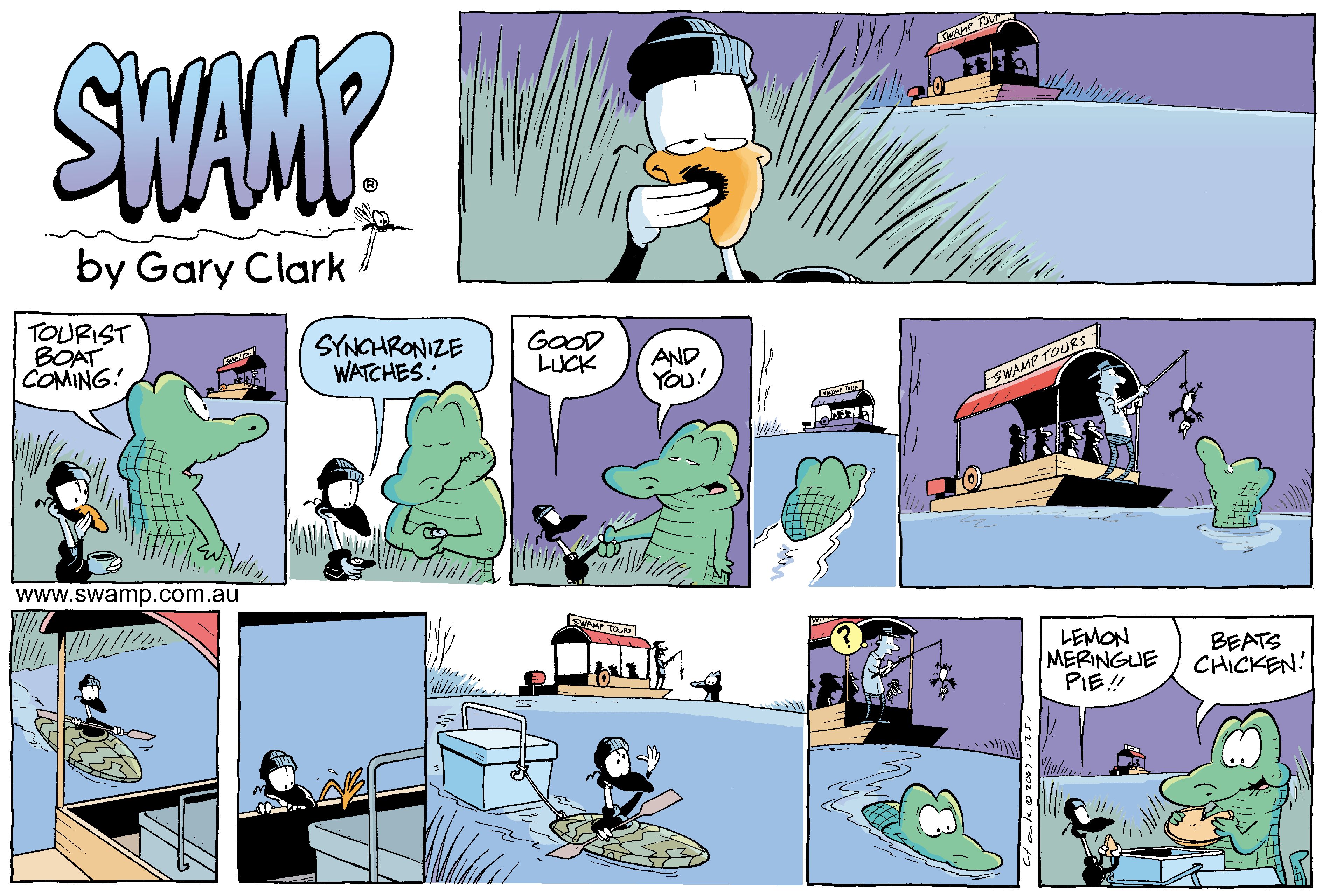 Sneak a snack - Swamp Cartoons