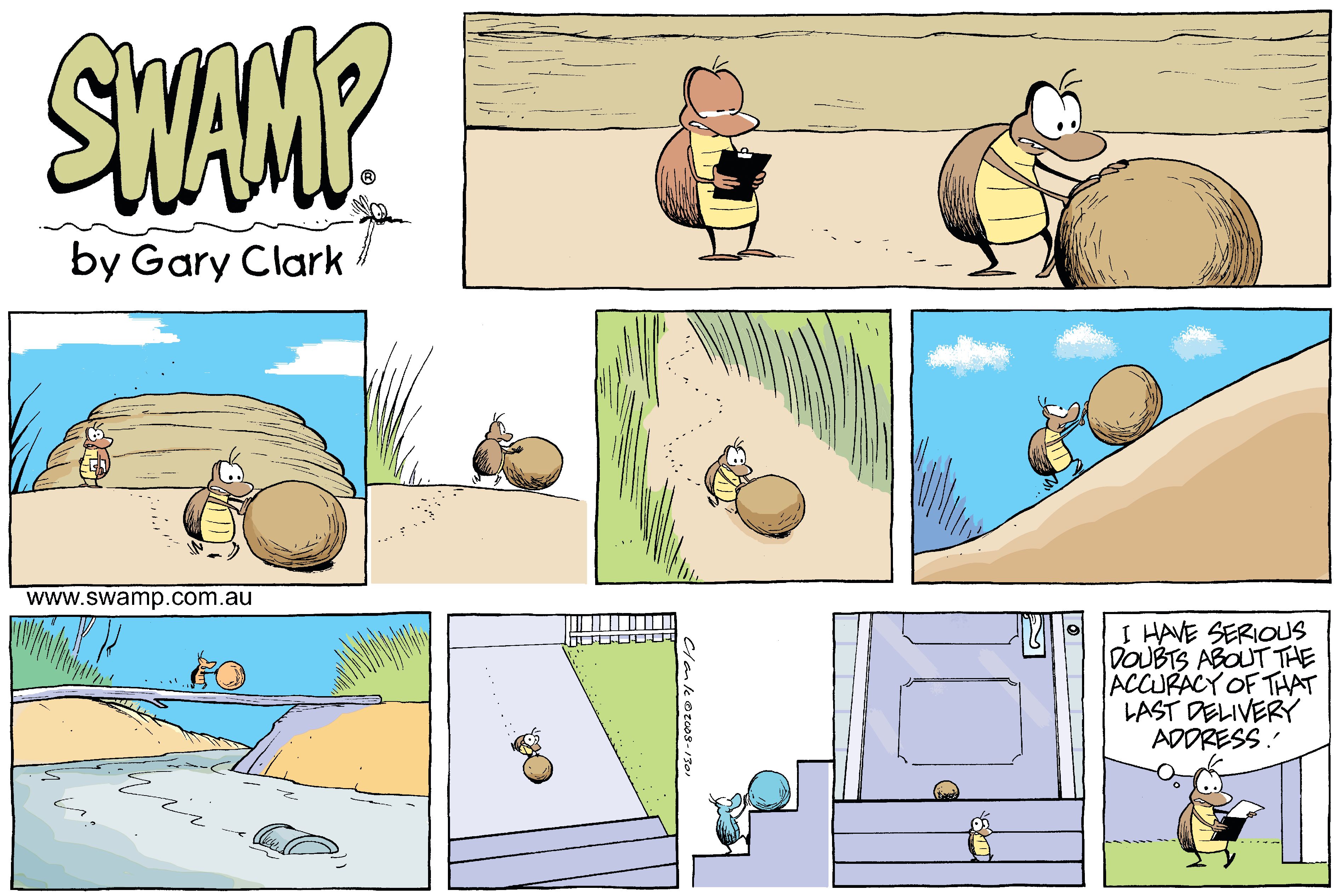 Home Delivery - Swamp Cartoons