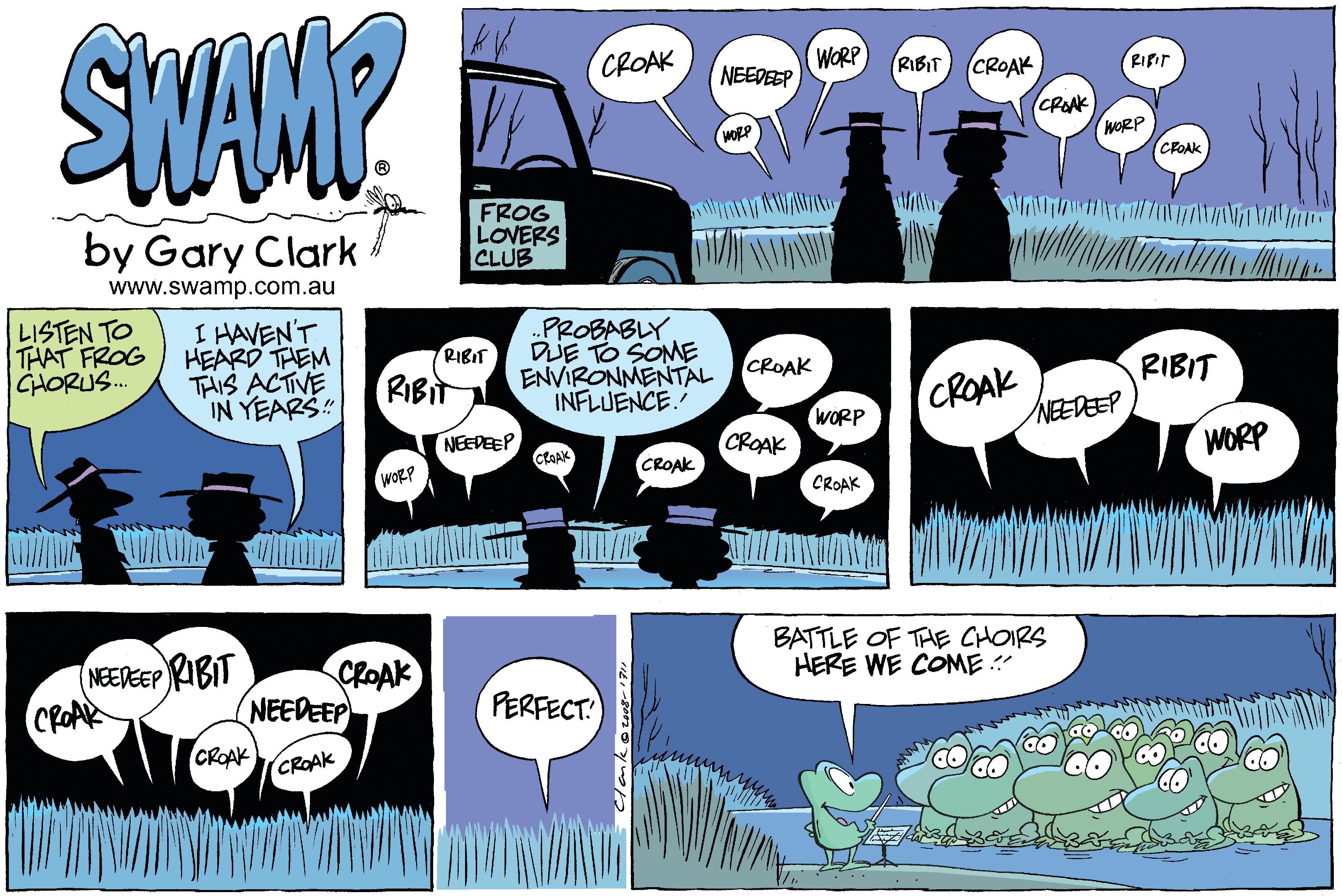 Getting Back to Nature - Swamp Cartoons