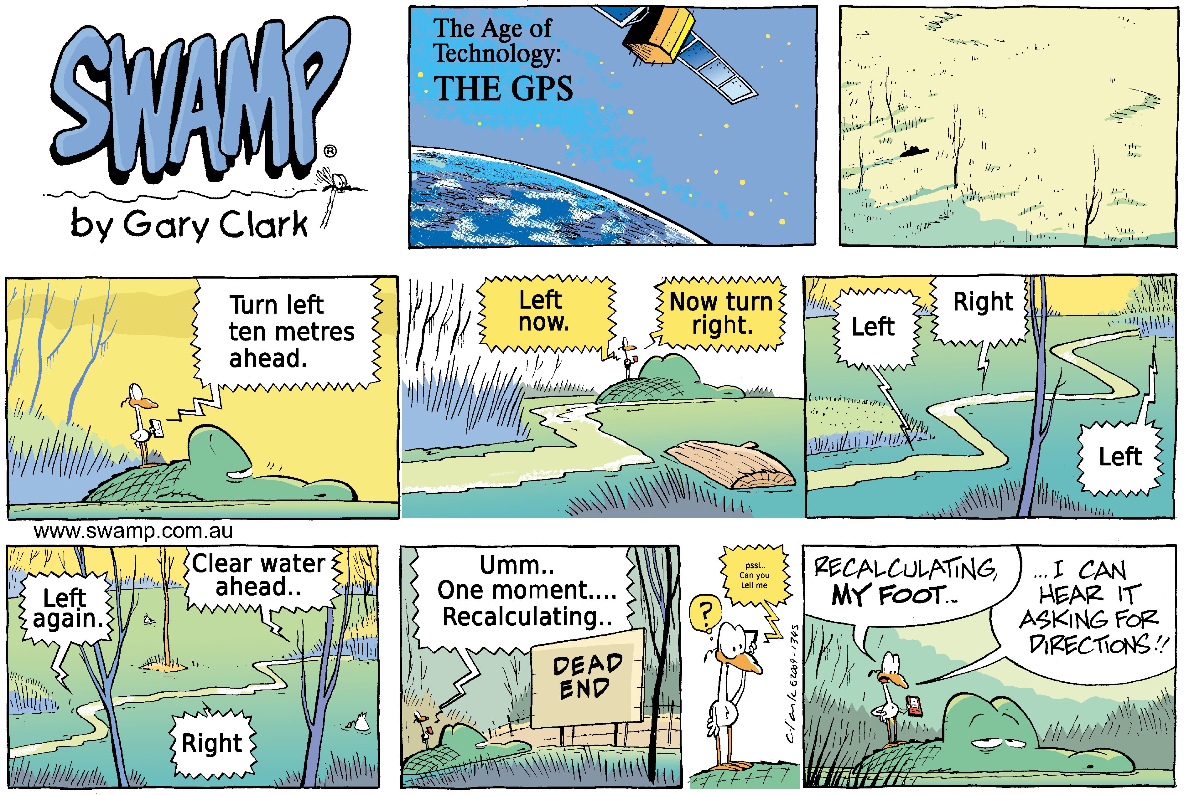 GPS - Swamp Cartoons