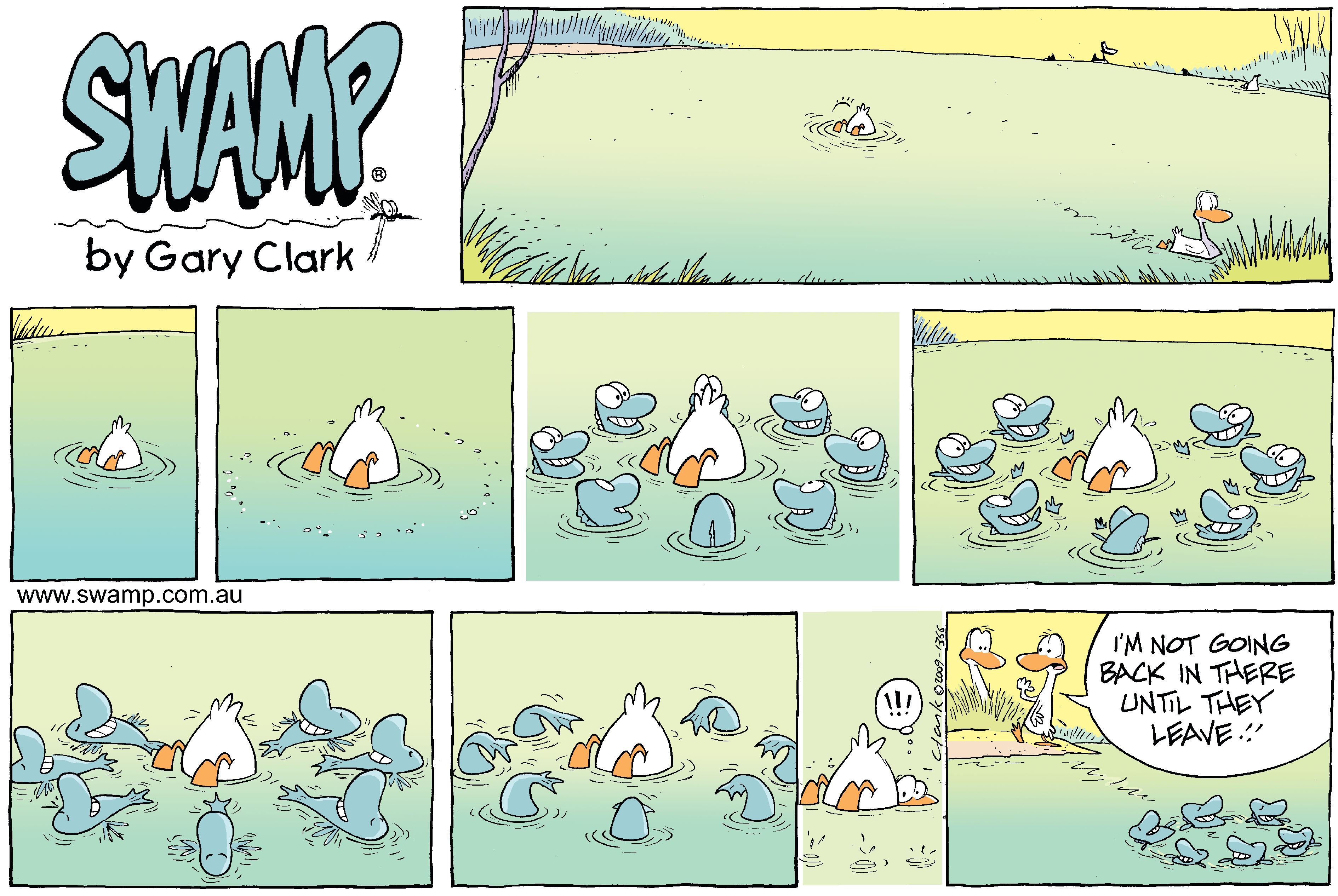 Swamp Fish Teasing Comic - Swamp Cartoons