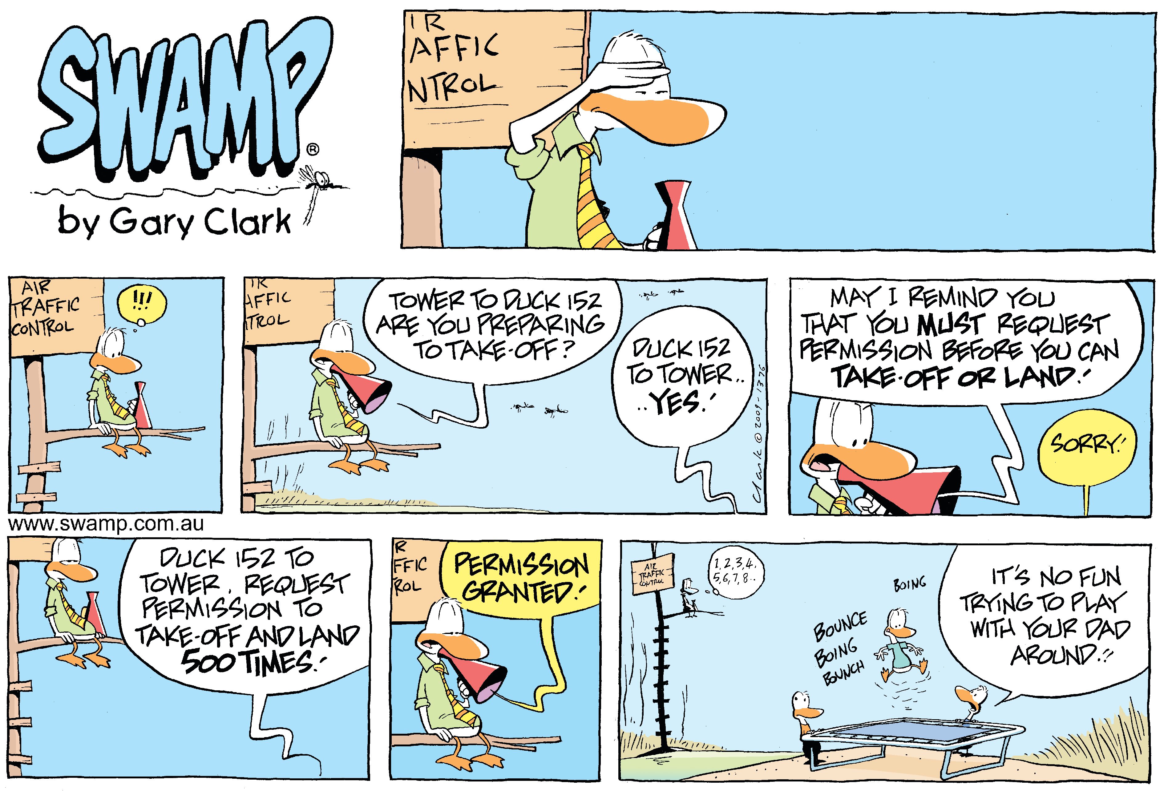 Parental Discipline - Swamp Cartoons