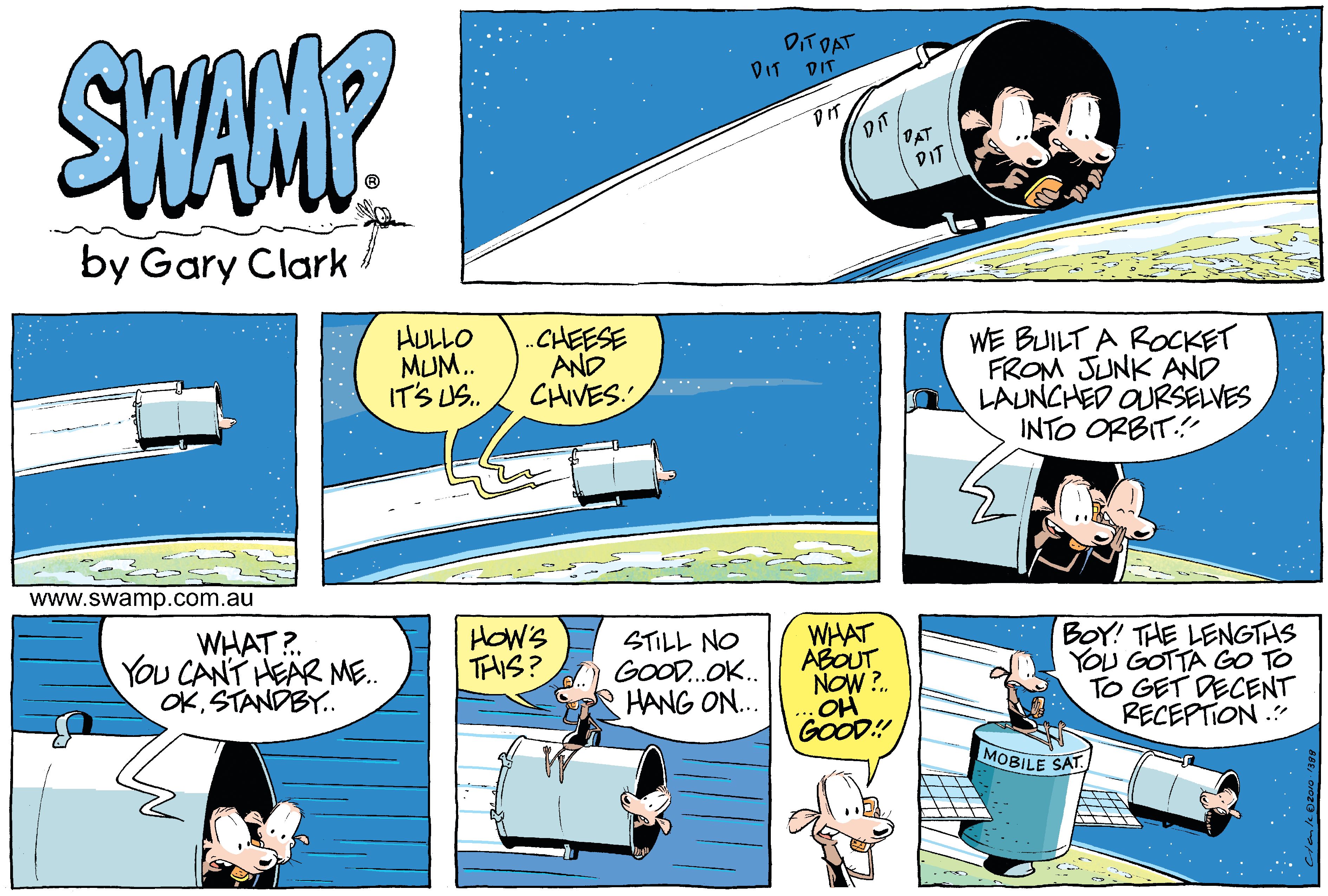 Up up and away! 3 - Swamp Cartoons