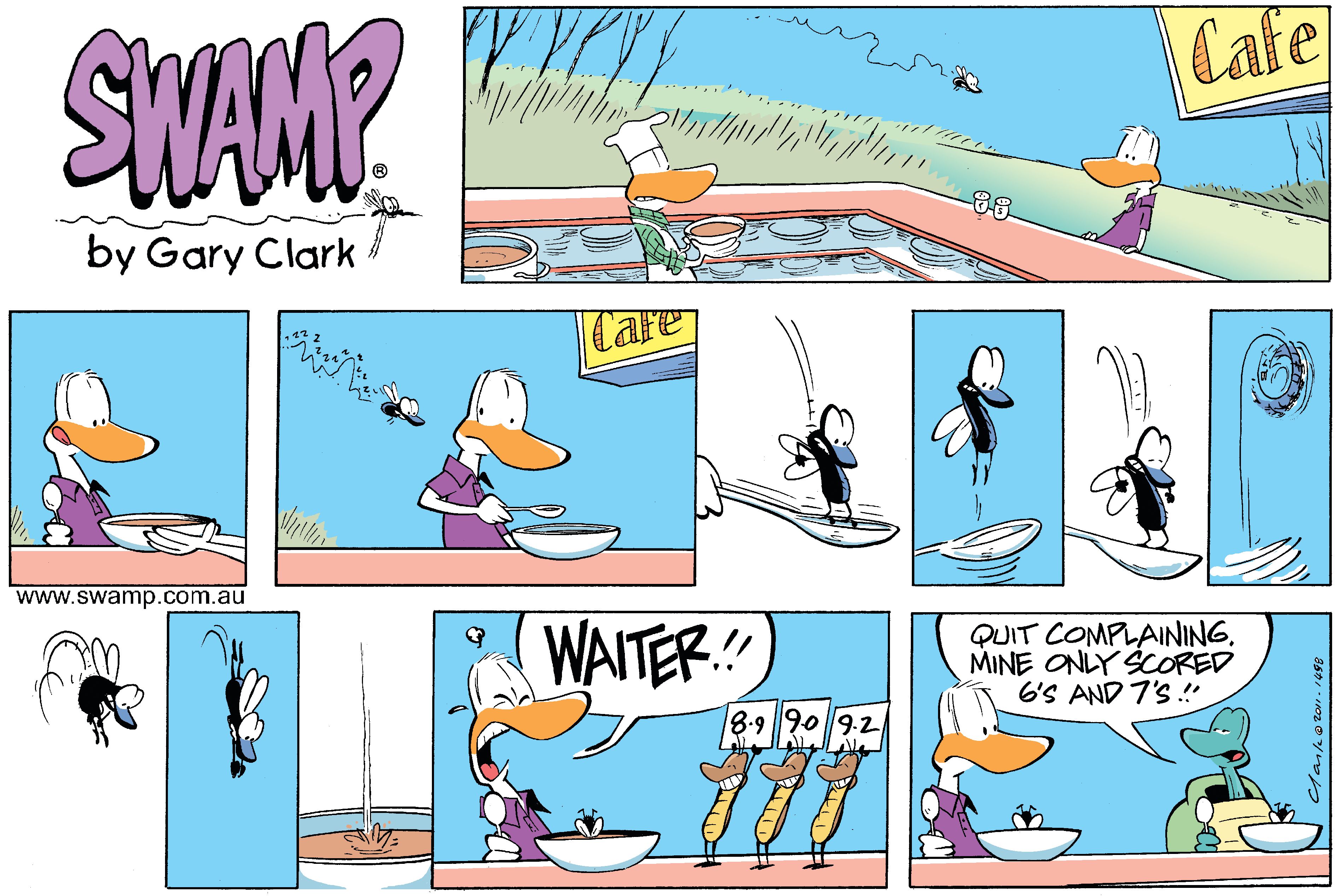 Competative Eating - Swamp Cartoons