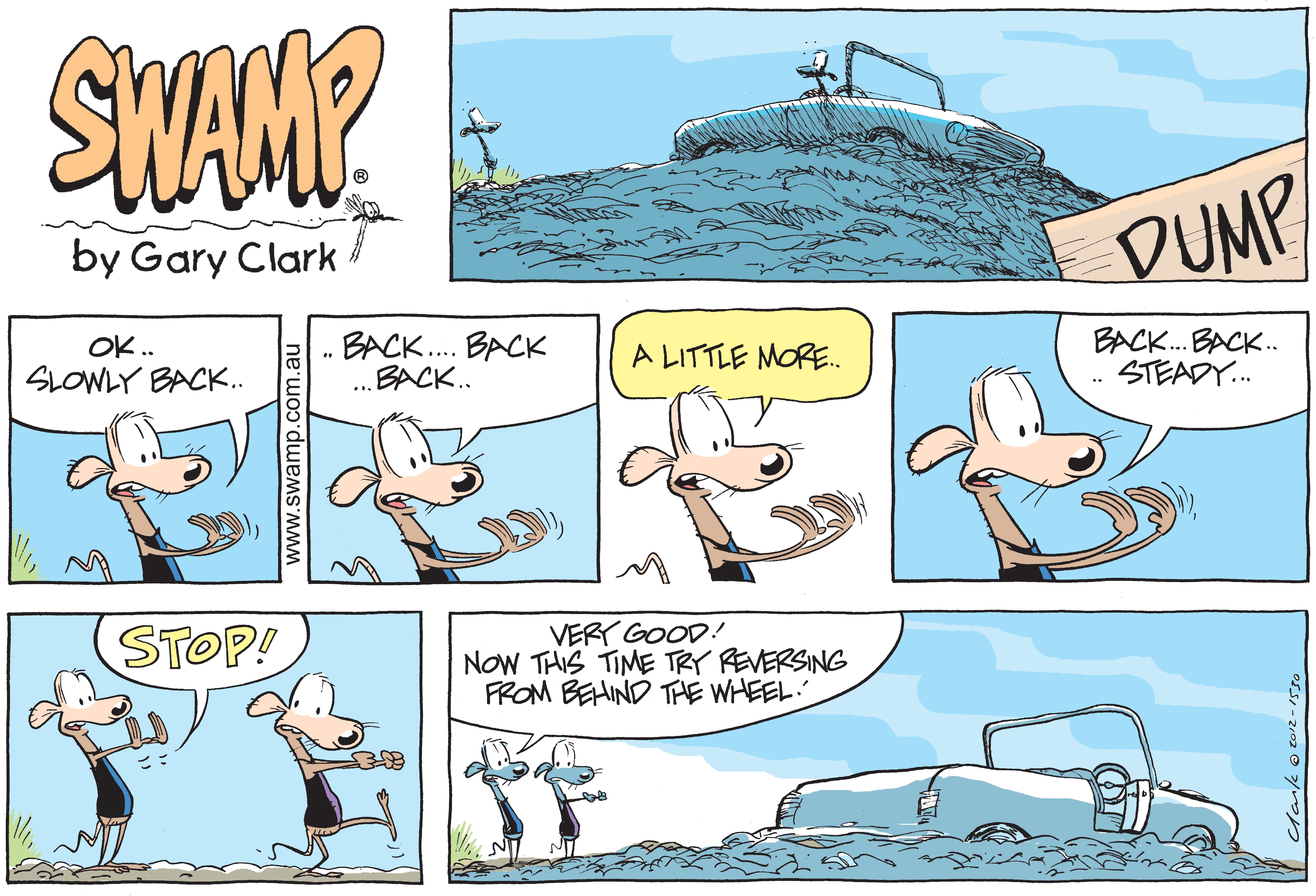 Reverse Slowly Comic - Swamp Cartoons