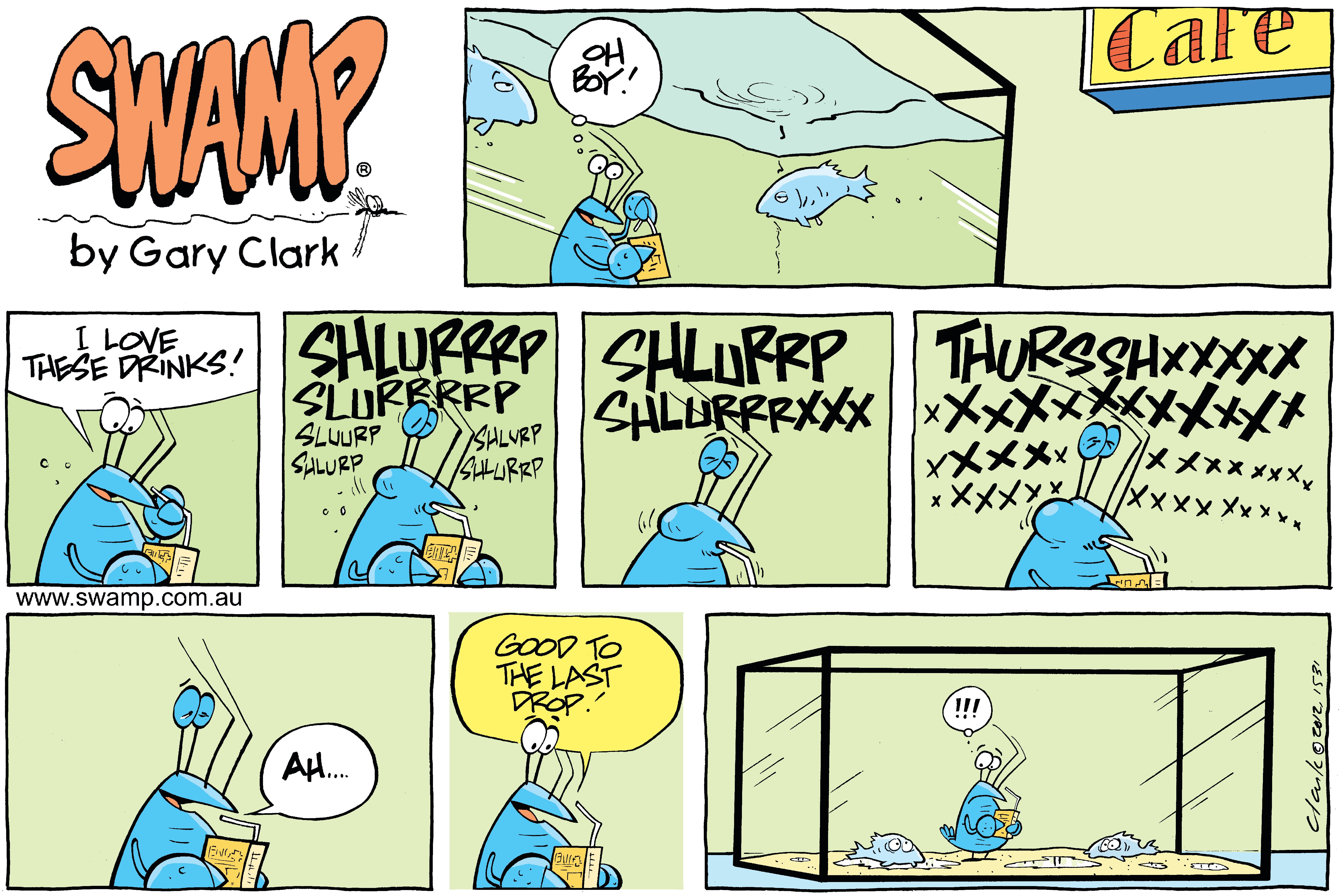 Thirsty Comic - Swamp Cartoons