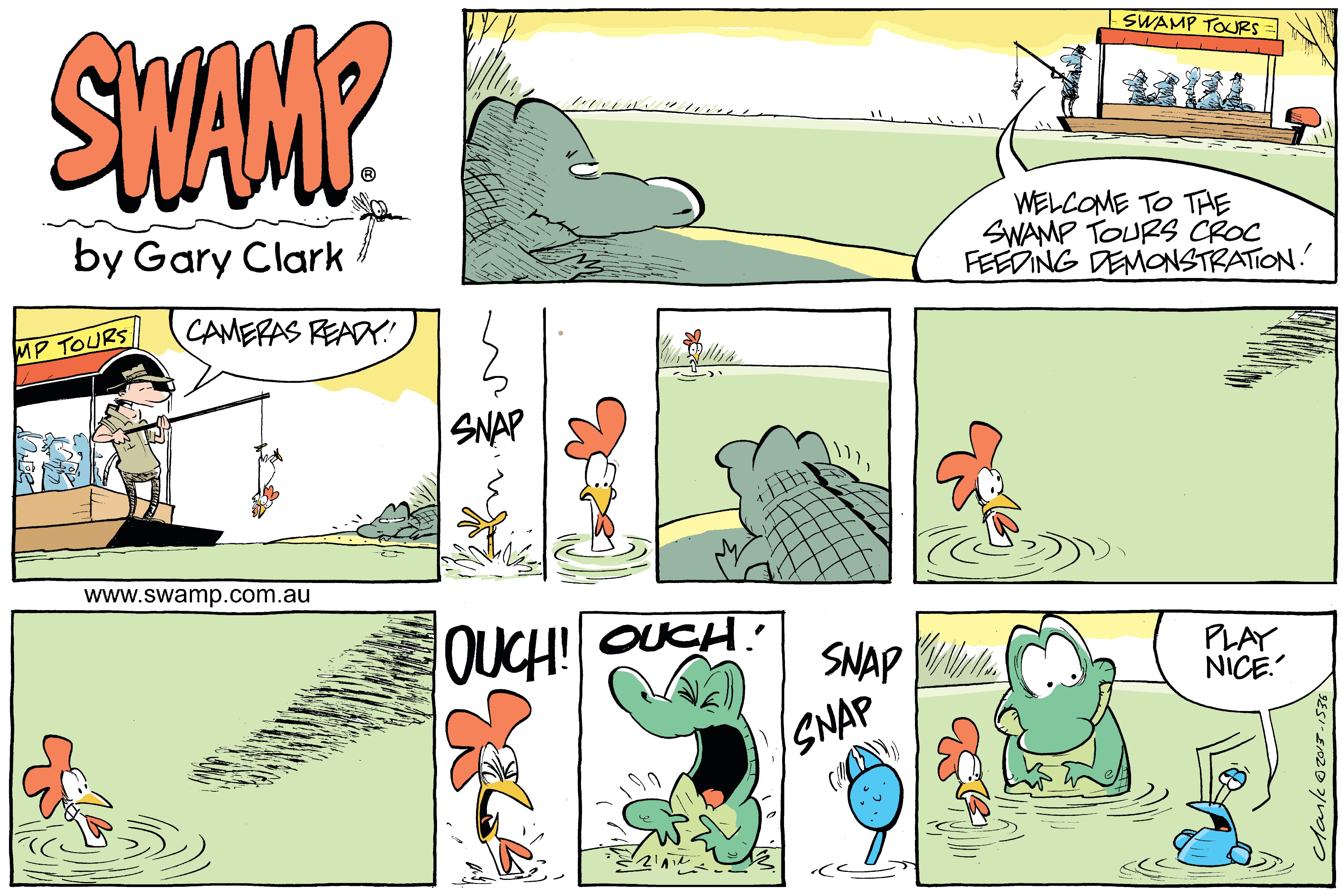 Feeding Demonstration Comic - Swamp Cartoons