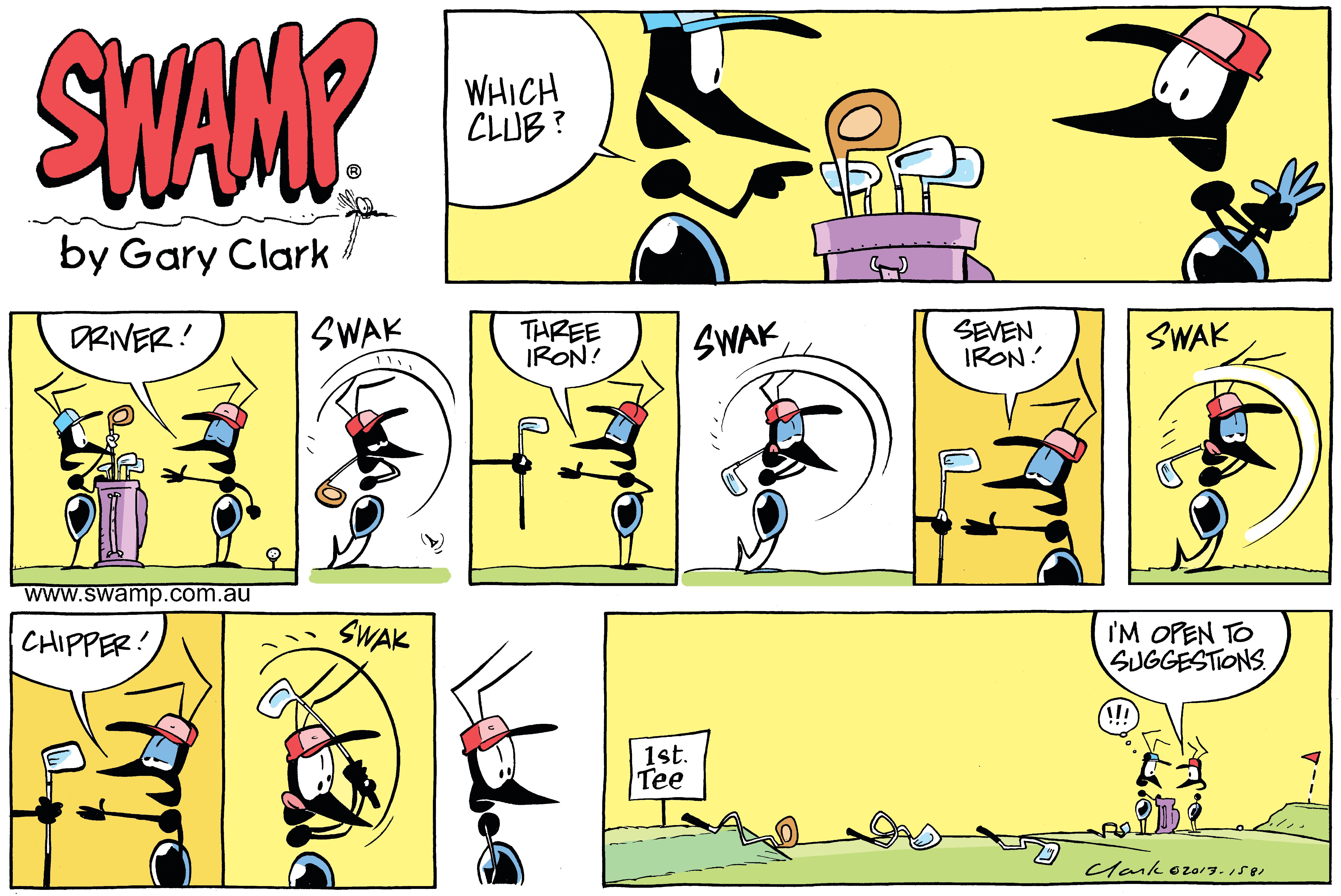 Shot Selection Comic - Swamp Cartoons