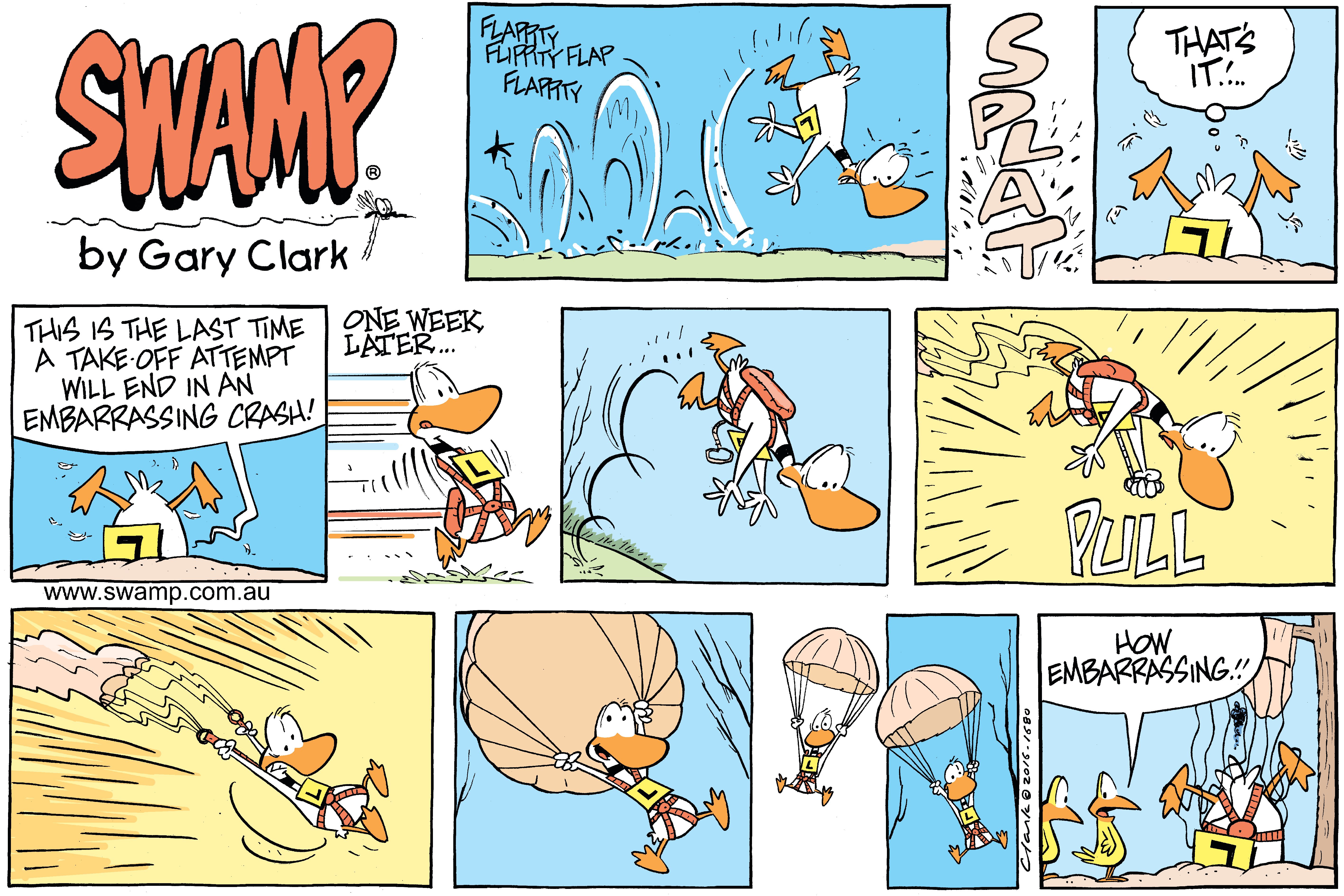 Ding Duck Embarrassing Comic - Swamp Cartoons