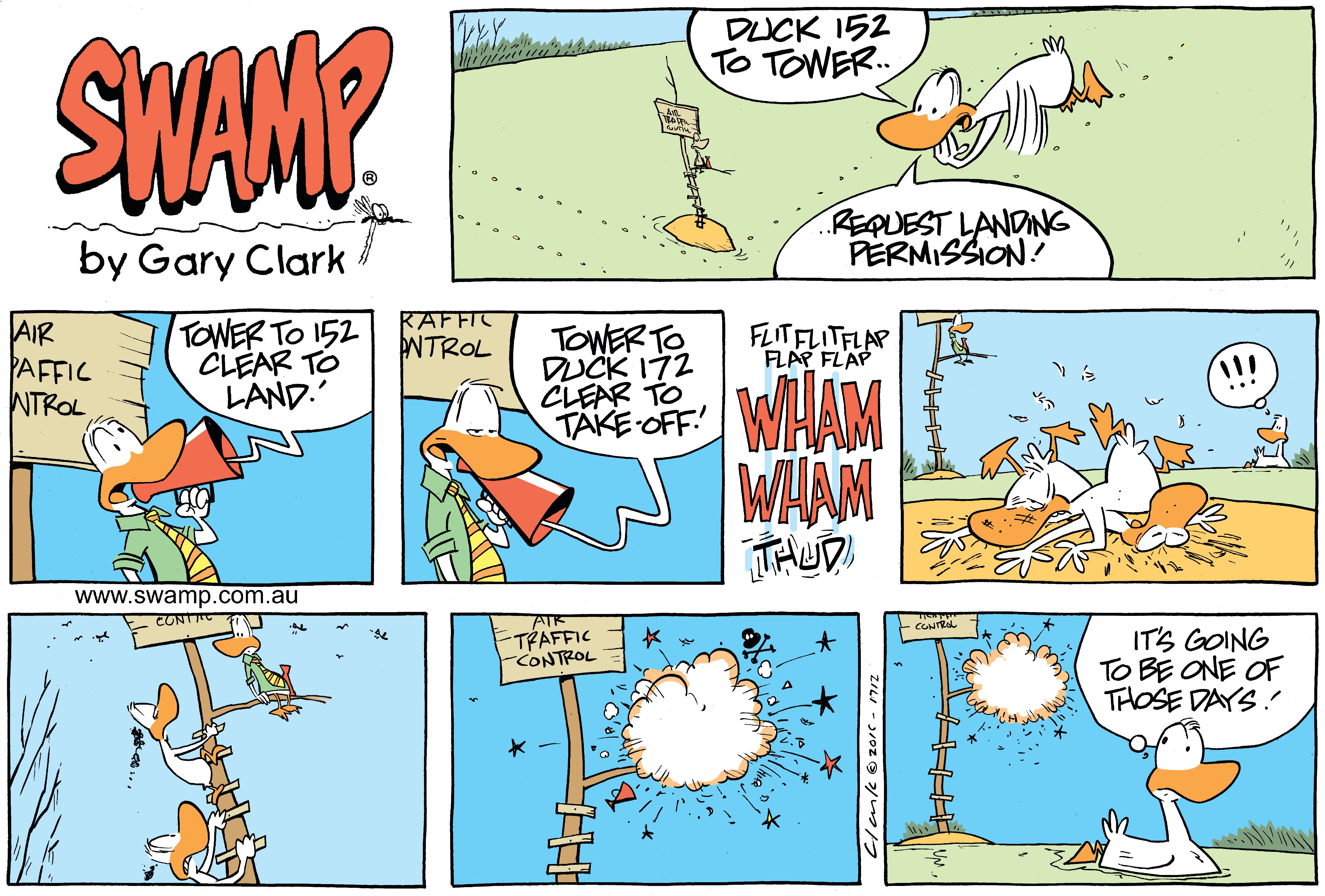 Air Traffic Control Days Comic - Swamp Cartoons