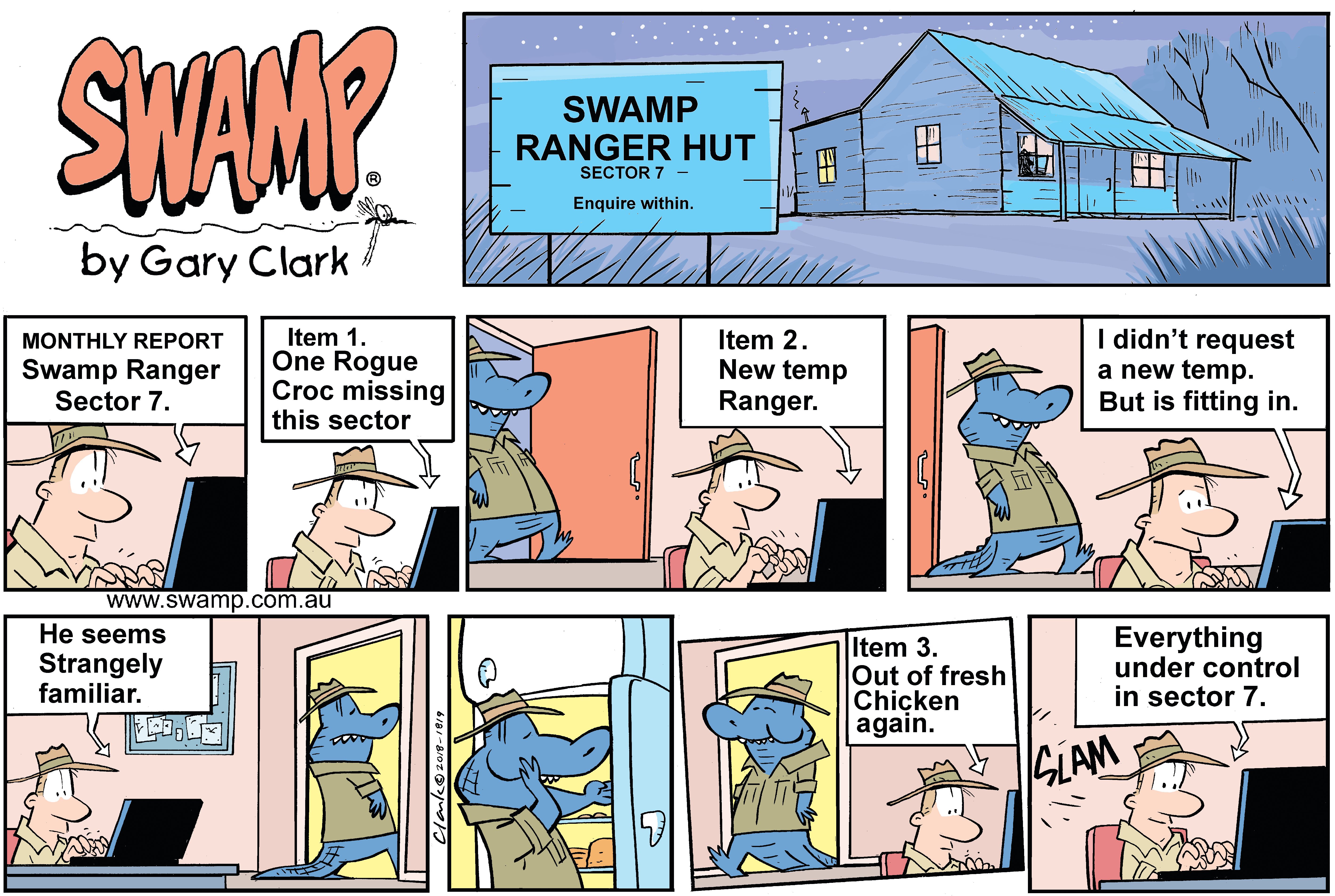 Swamp Ranger Hut Comic - Swamp Cartoons