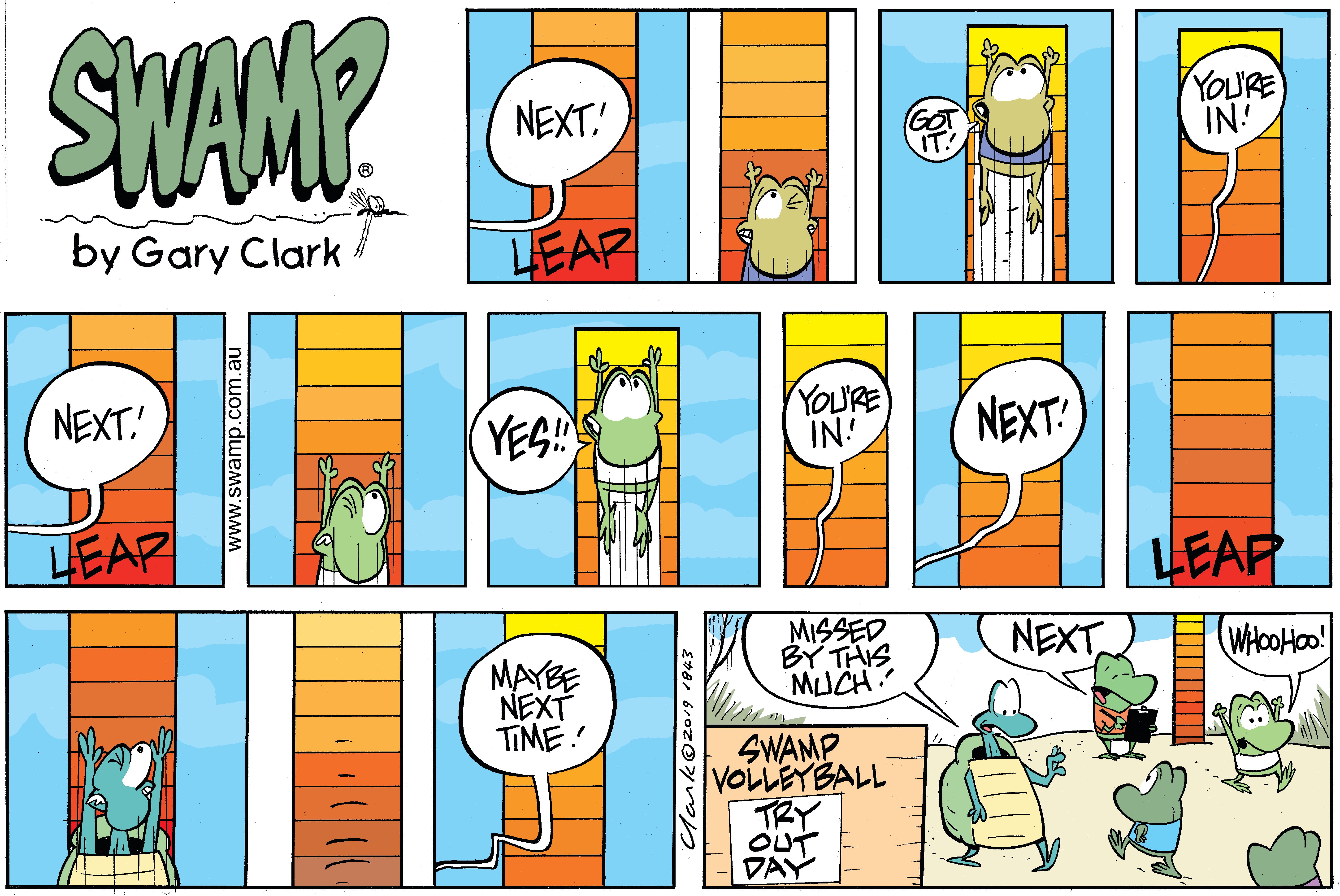 Swamp Volleyball Comic - Swamp Cartoons