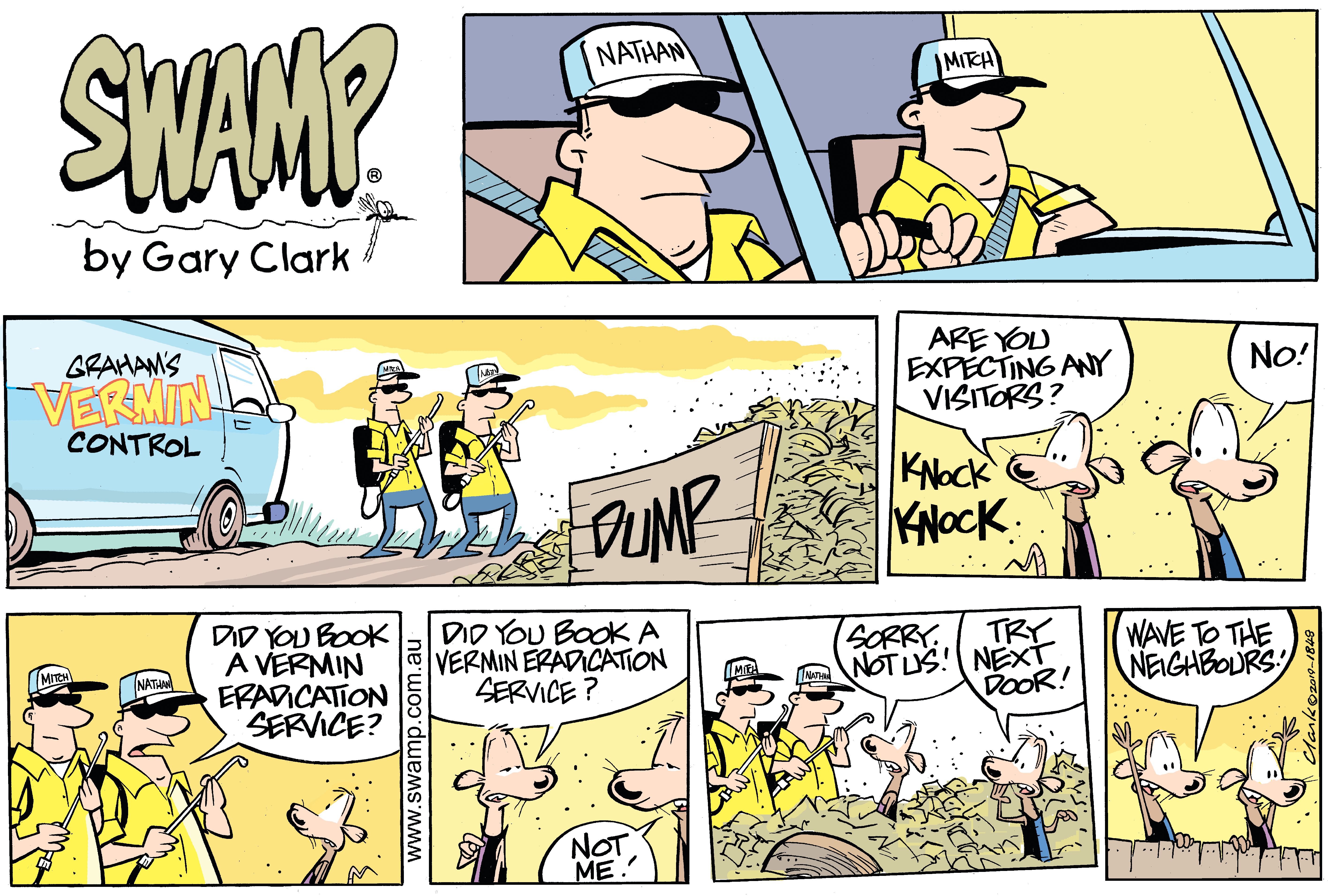 Swamp Rats Vermin Eradication - Swamp Cartoons