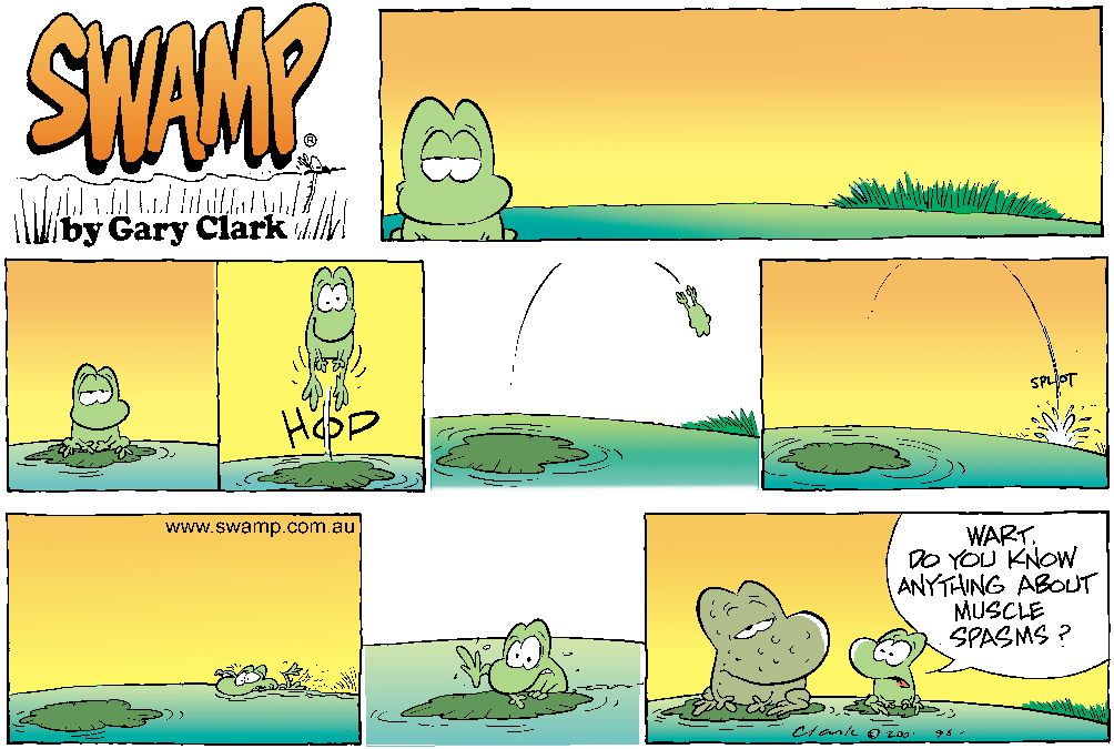 Frog Leap - Swamp Cartoons