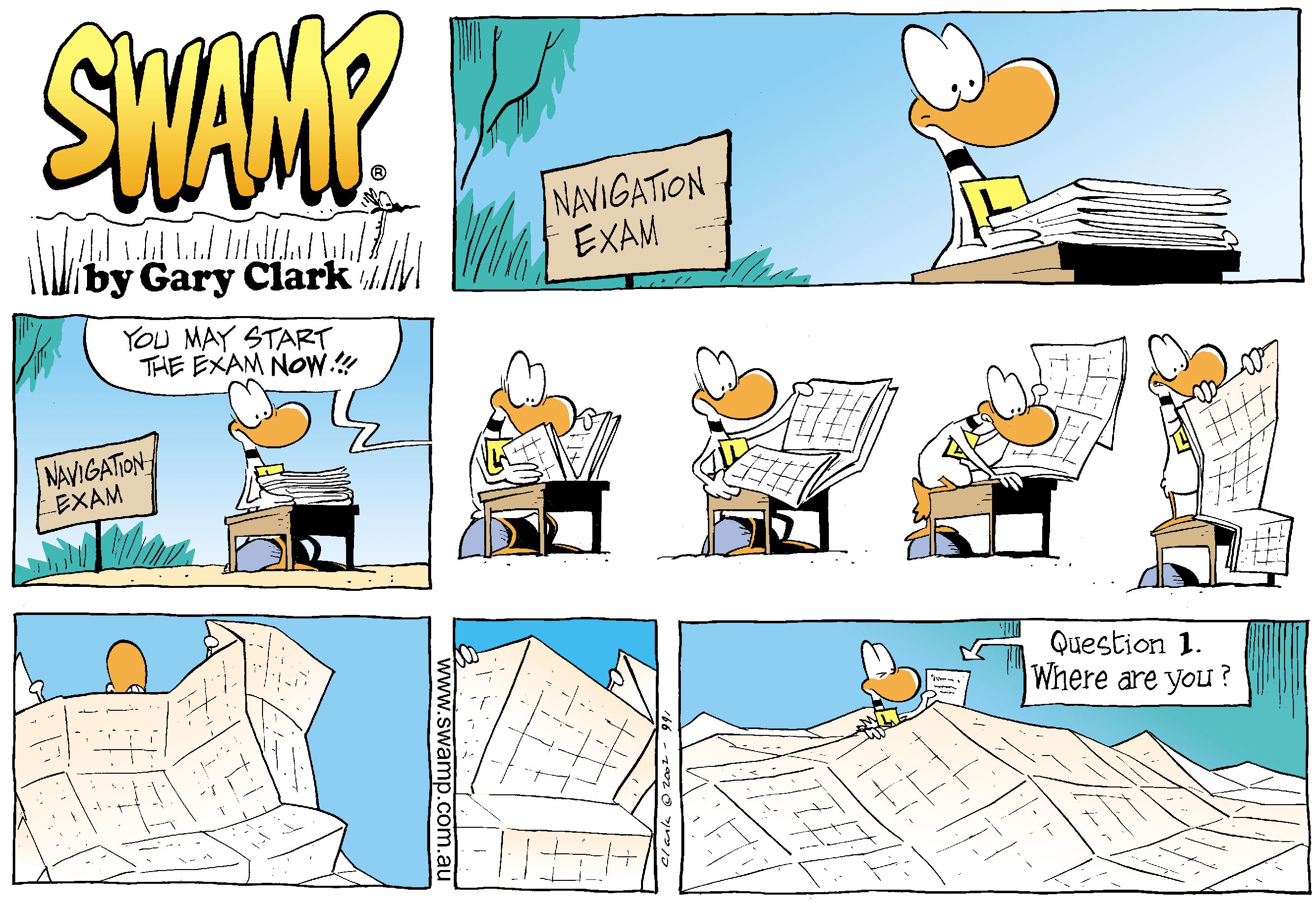 Ding Duck Map Comic - Swamp Cartoons