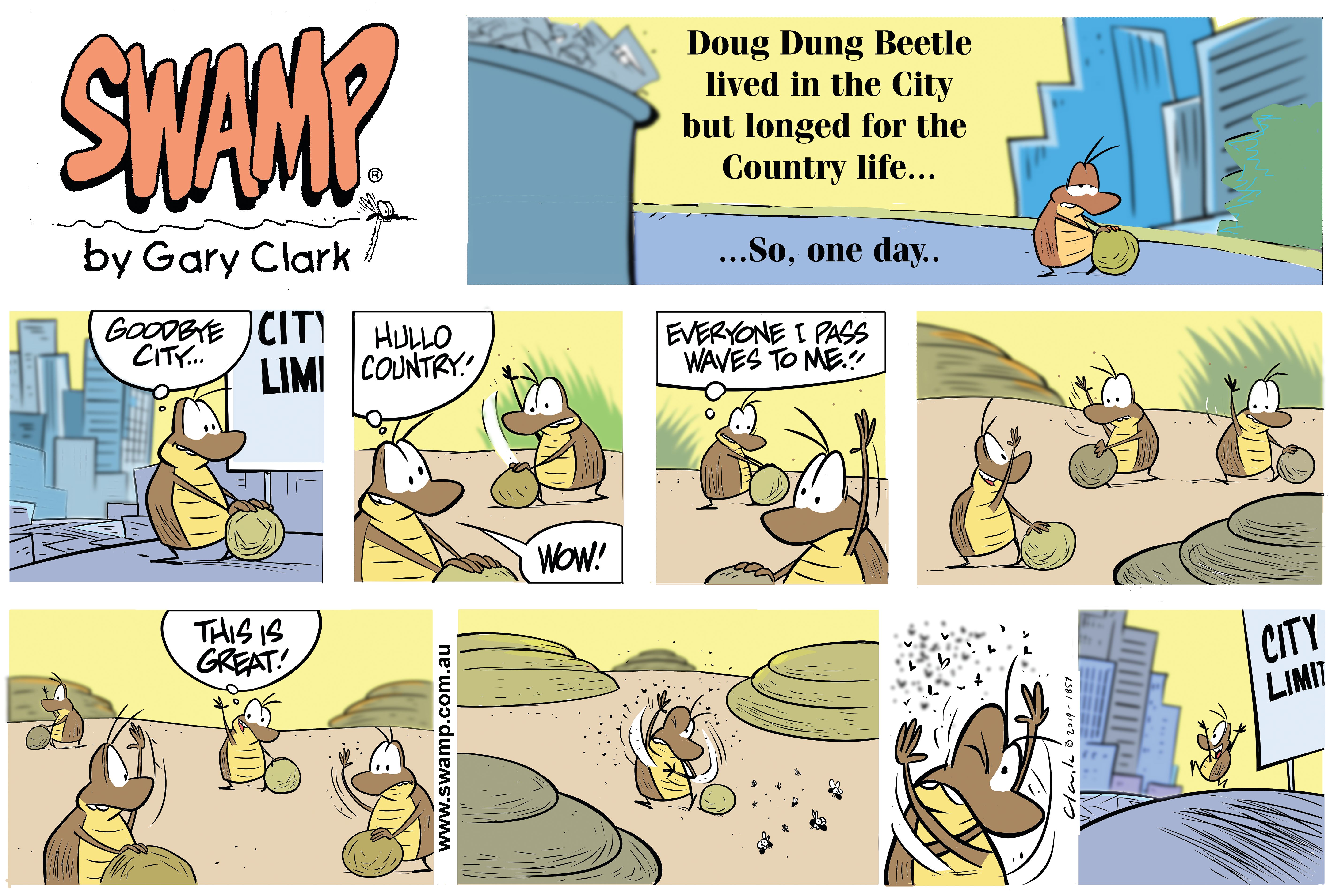 Doug Dung Beetle - Swamp Cartoons