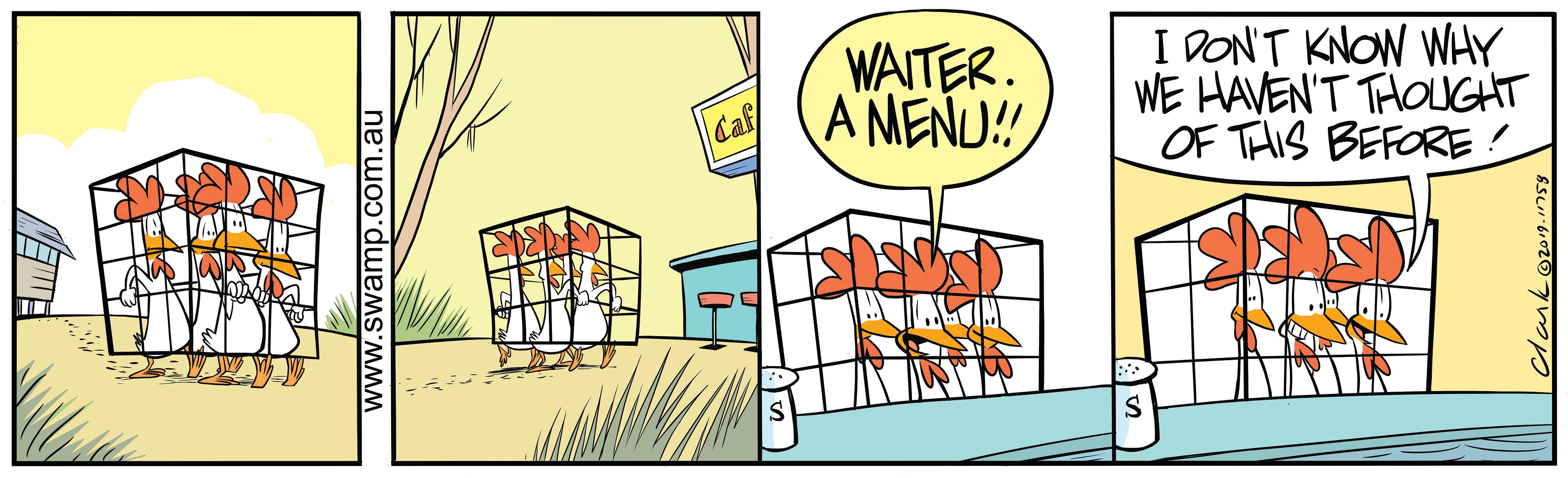 Chickens - Swamp Cartoons