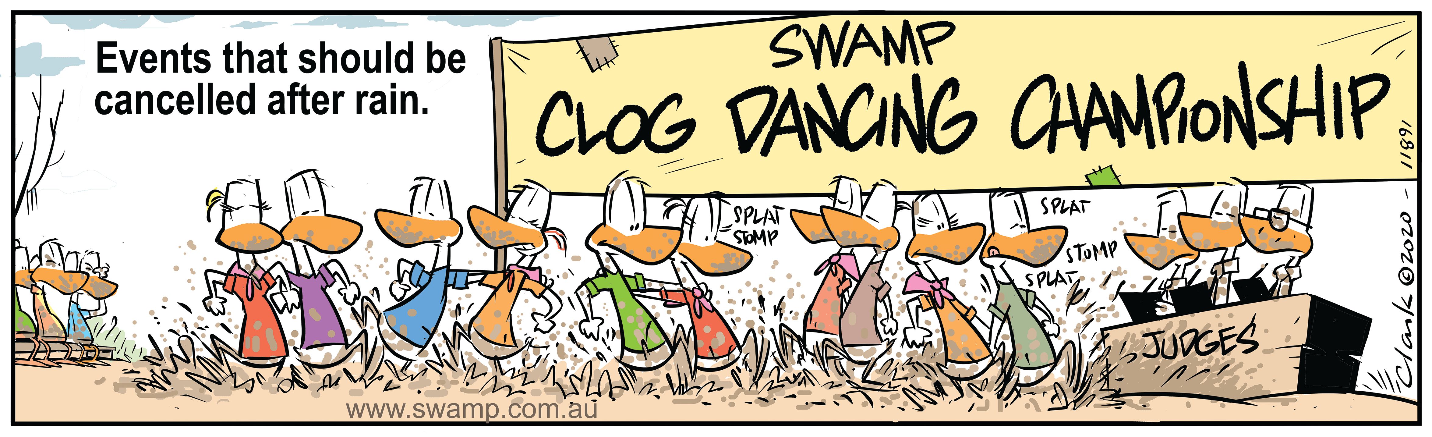 Clog Dancing Championship - Swamp Cartoons