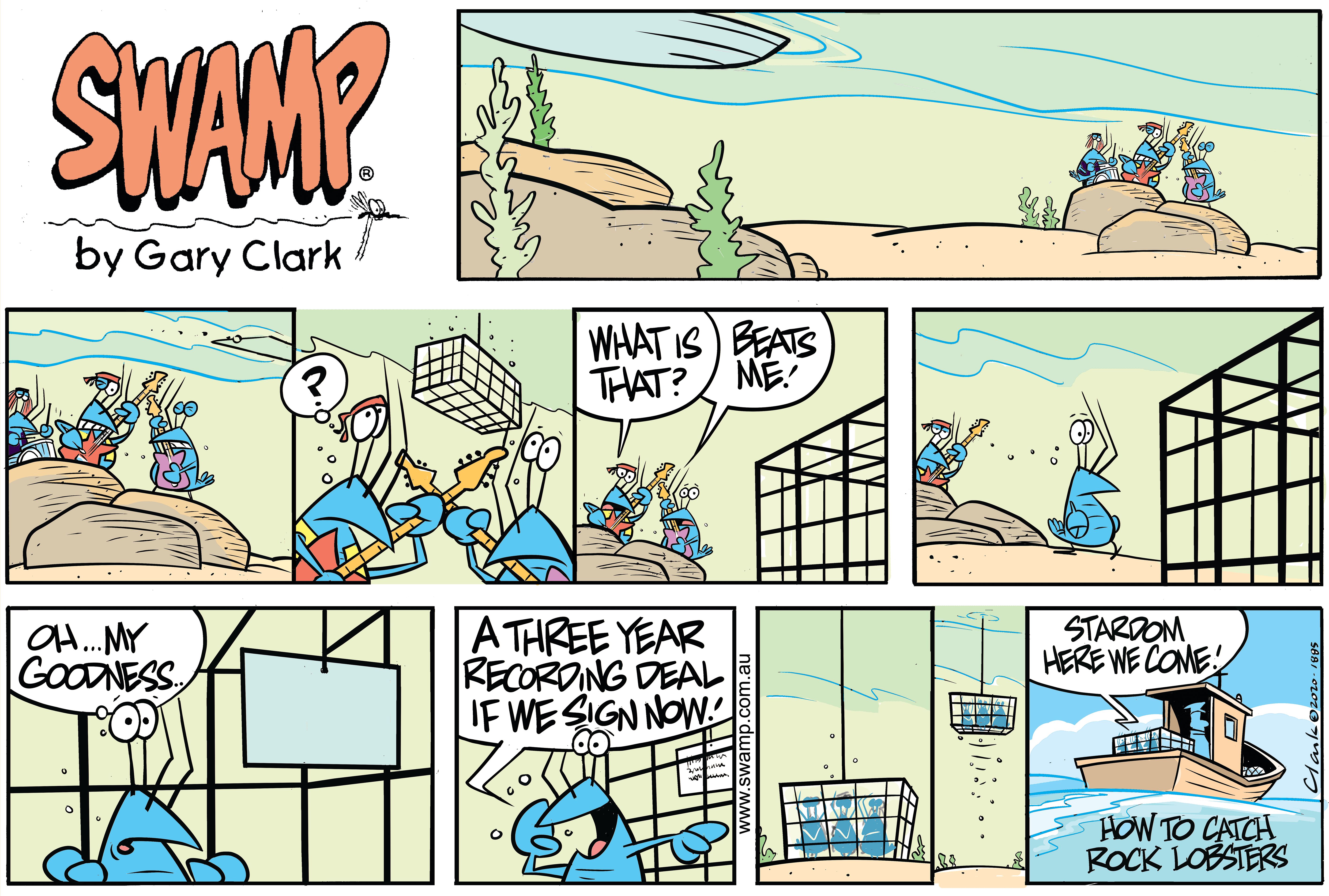 How to Catch Rock Lobsters - Swamp Cartoons